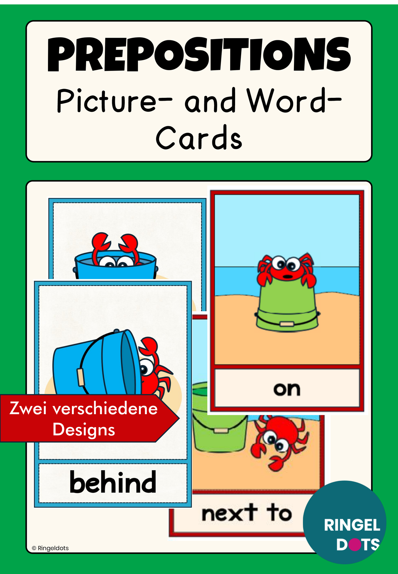 Prepositions of Place: Picture and Word Cards – Unterrichtsmaterial im ...