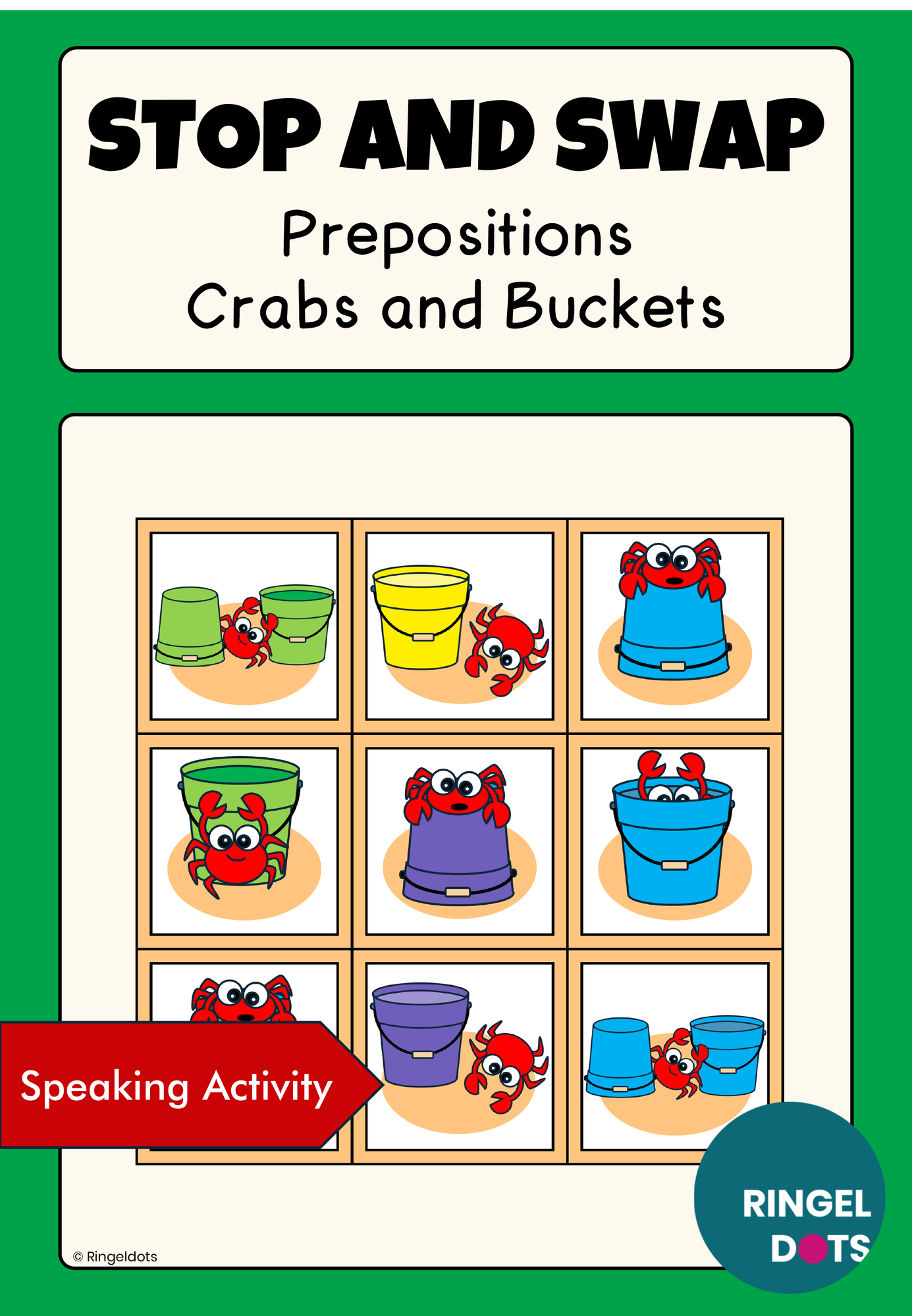 Prepositions of Place: Stop and Swap – Unterrichtsmaterial im Fach Englisch