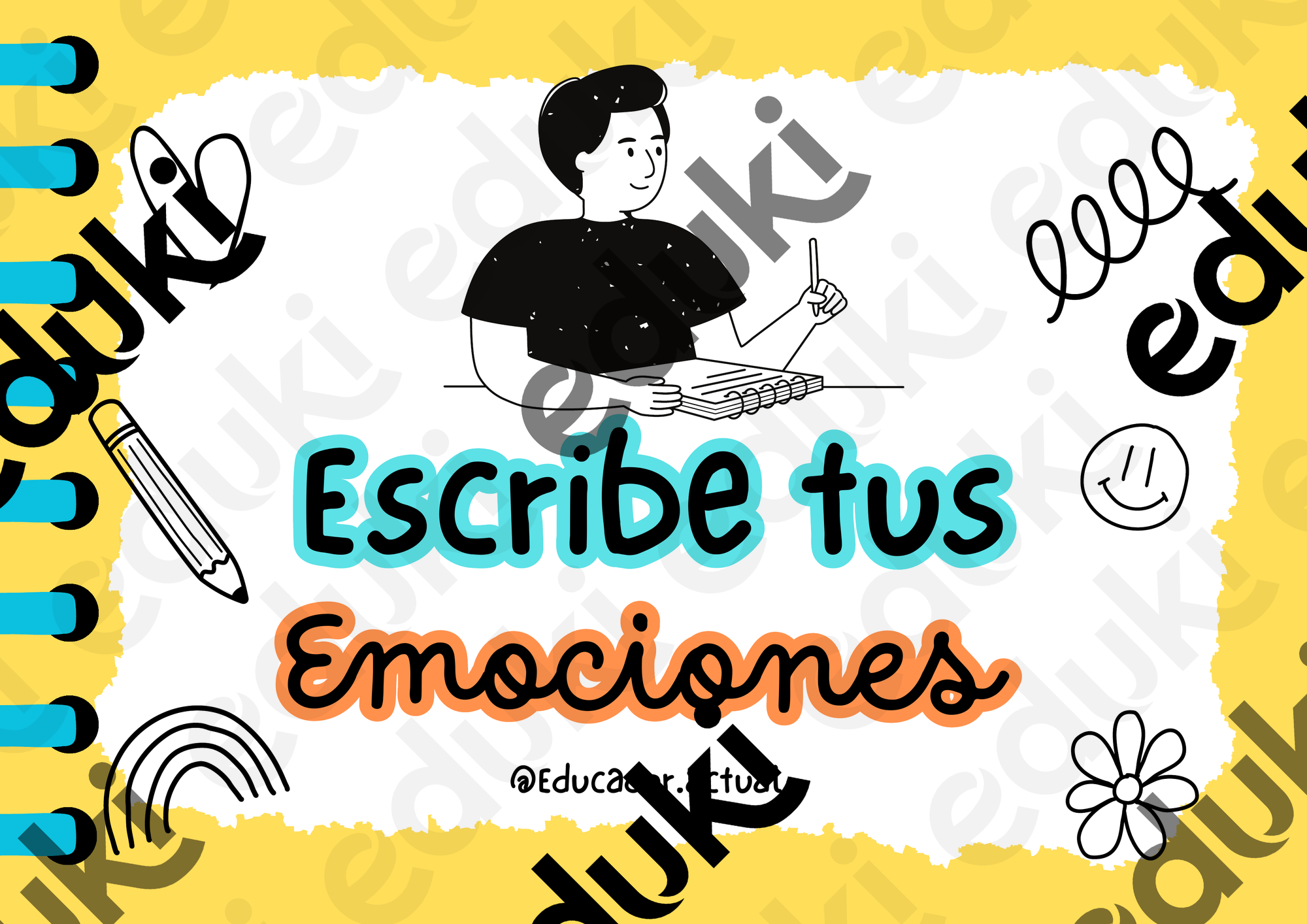 Cuadernillo Escribe mis emociones - material de la siguiente asignatura ...