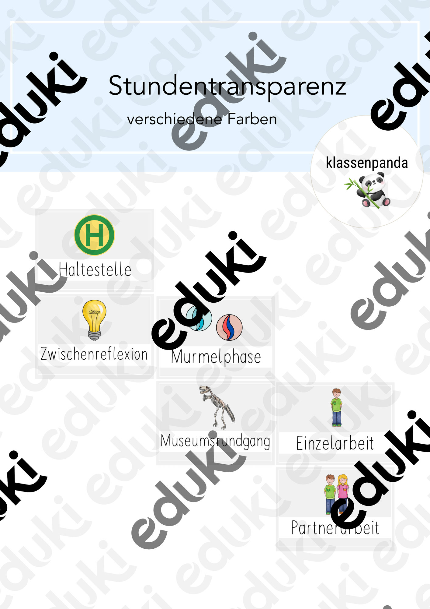 Stundentransparenz Visualisierung – Unterrichtsmaterial im Fach ...