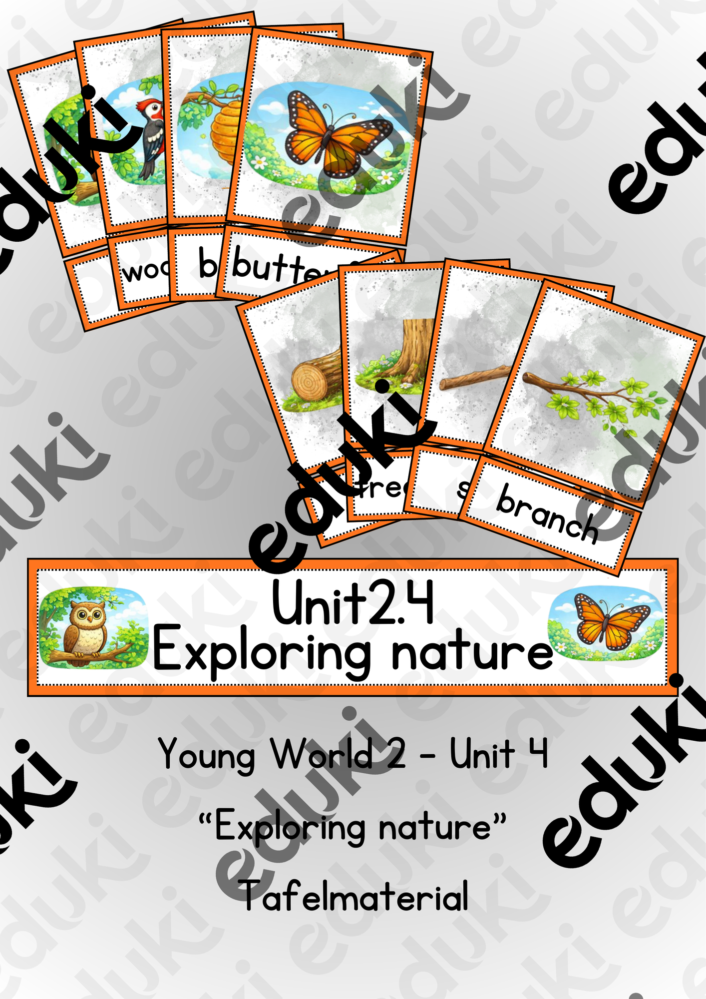 Tafelmaterial Young World 2 Unit 4 "Exploring nature" - Klett ...