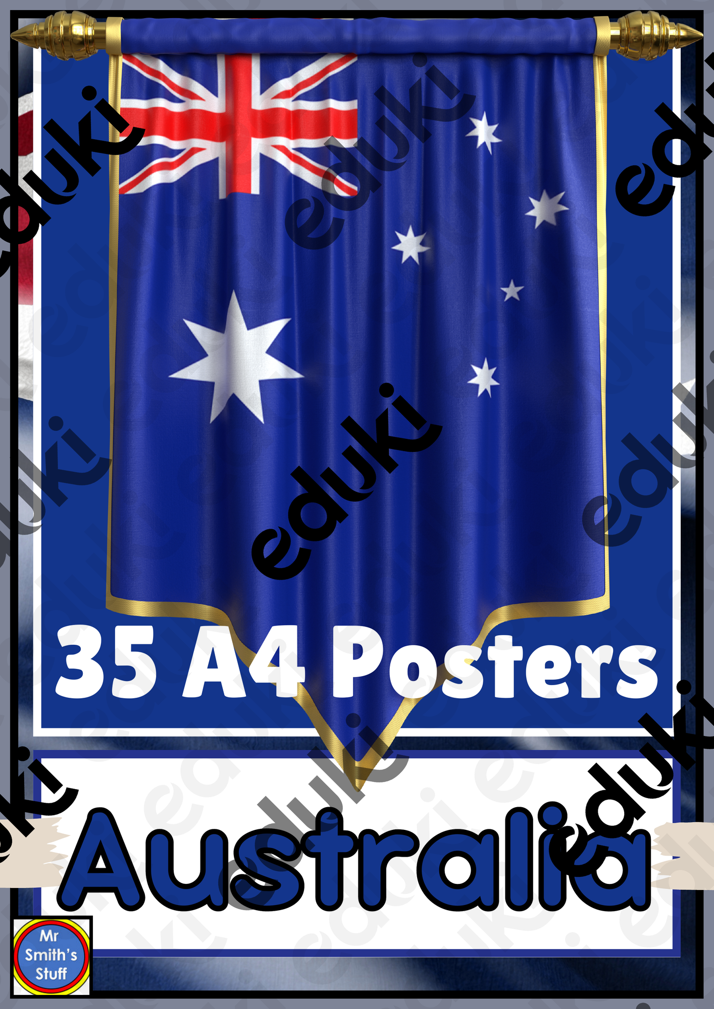 35 Australia Fact Posters – Unterrichtsmaterial im Fach Englisch