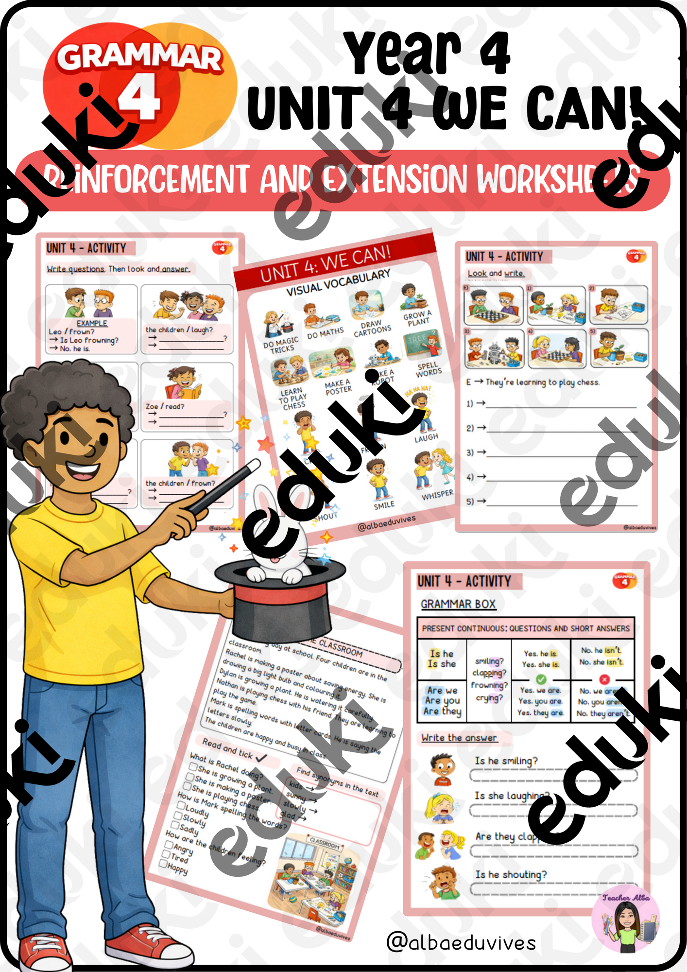 Grammar 4 (Unit 4: We can) - material de la siguiente asignatura Inglés ...