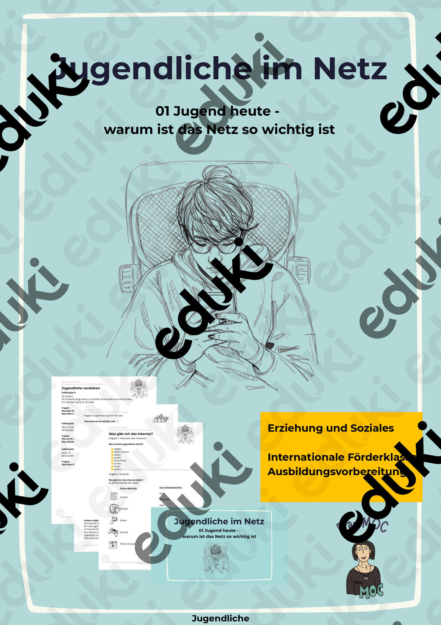 Jugendliche im Netz 01 Mein Leben im Netz – Unterrichtsmaterial im Fach ...