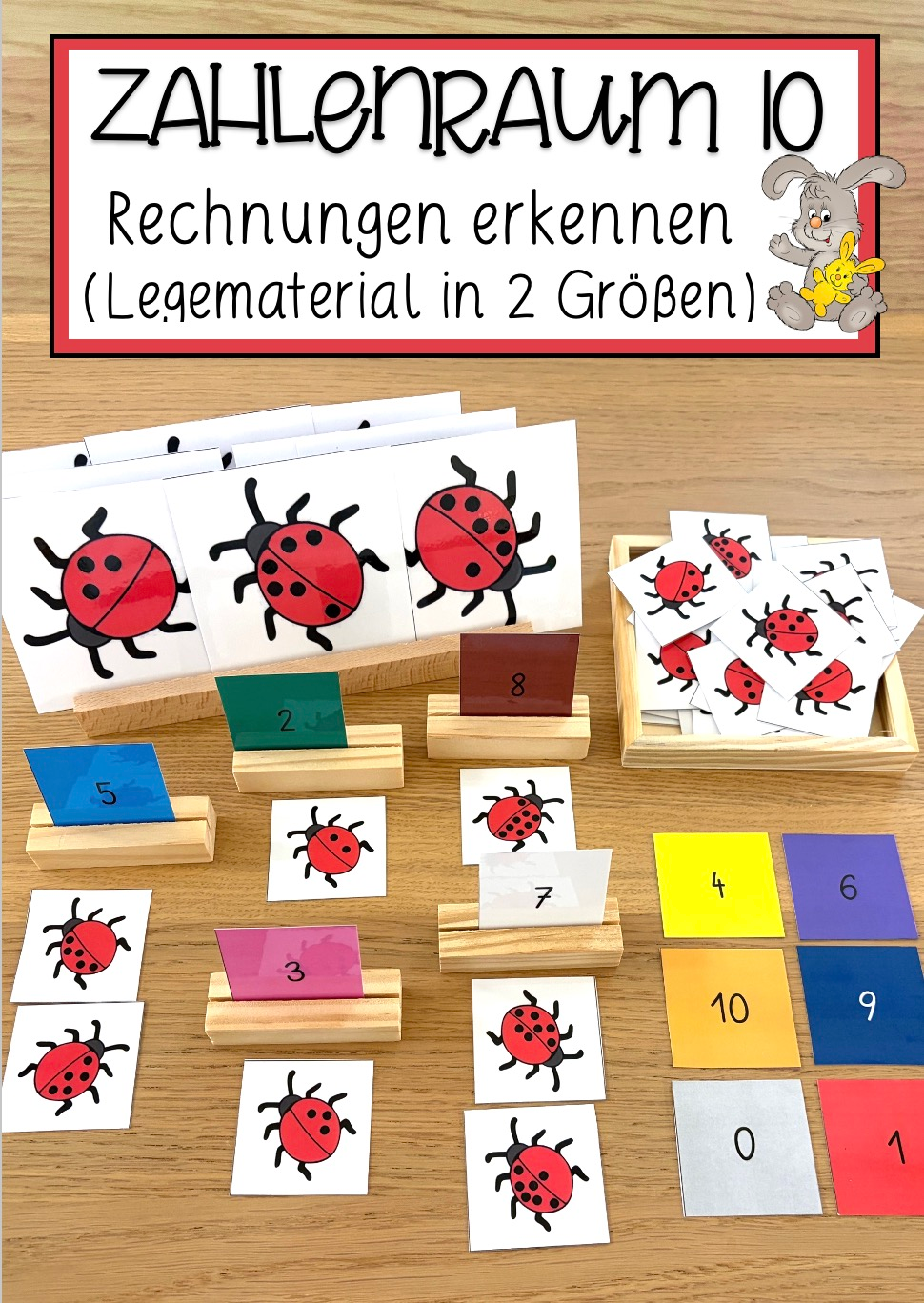 Zahlenraum 10 Rechnungen erkennen (Legematerial in 2 Größen ...