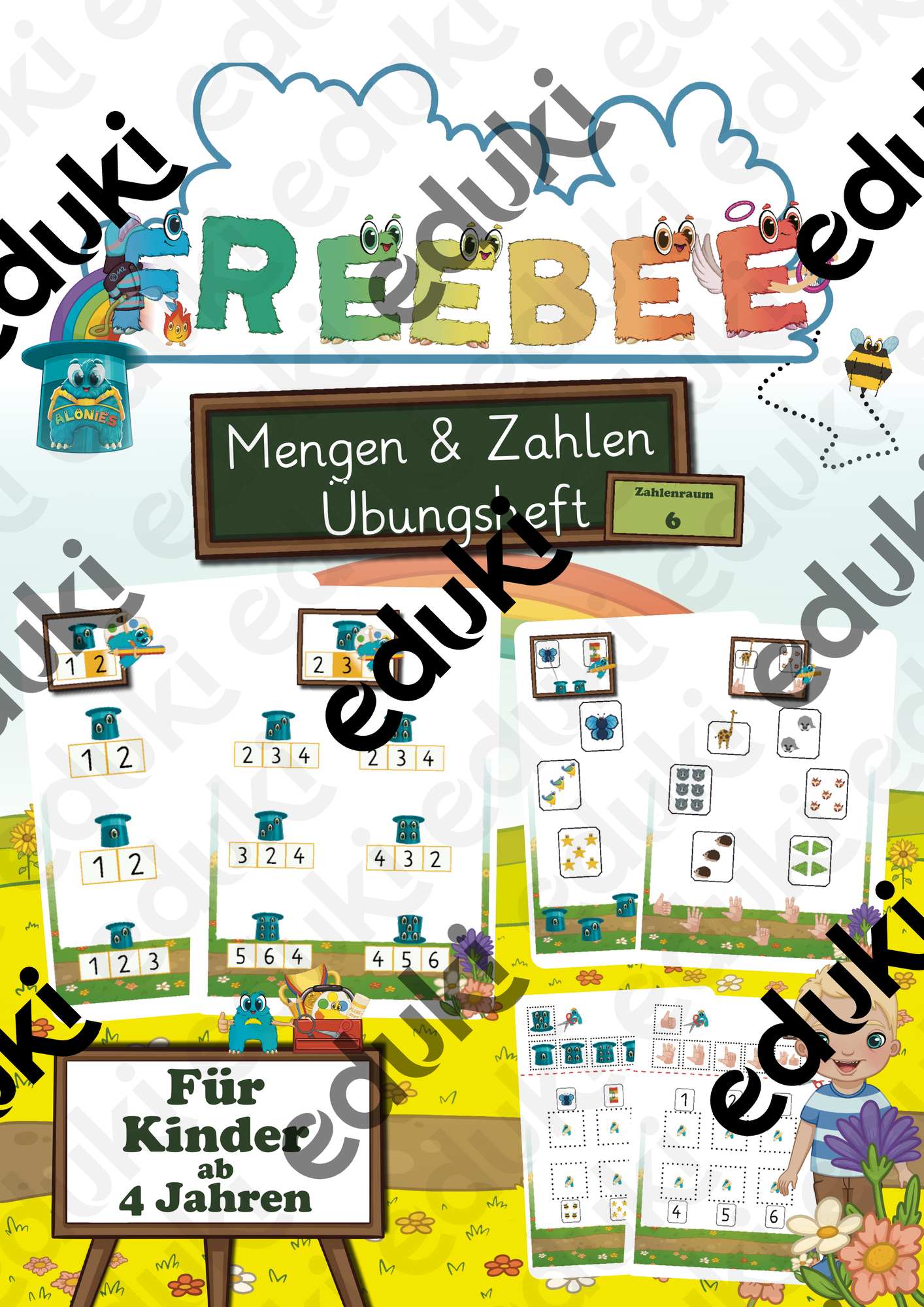 Cantidades y números – Freebie · Actividades para la correspondencia ...