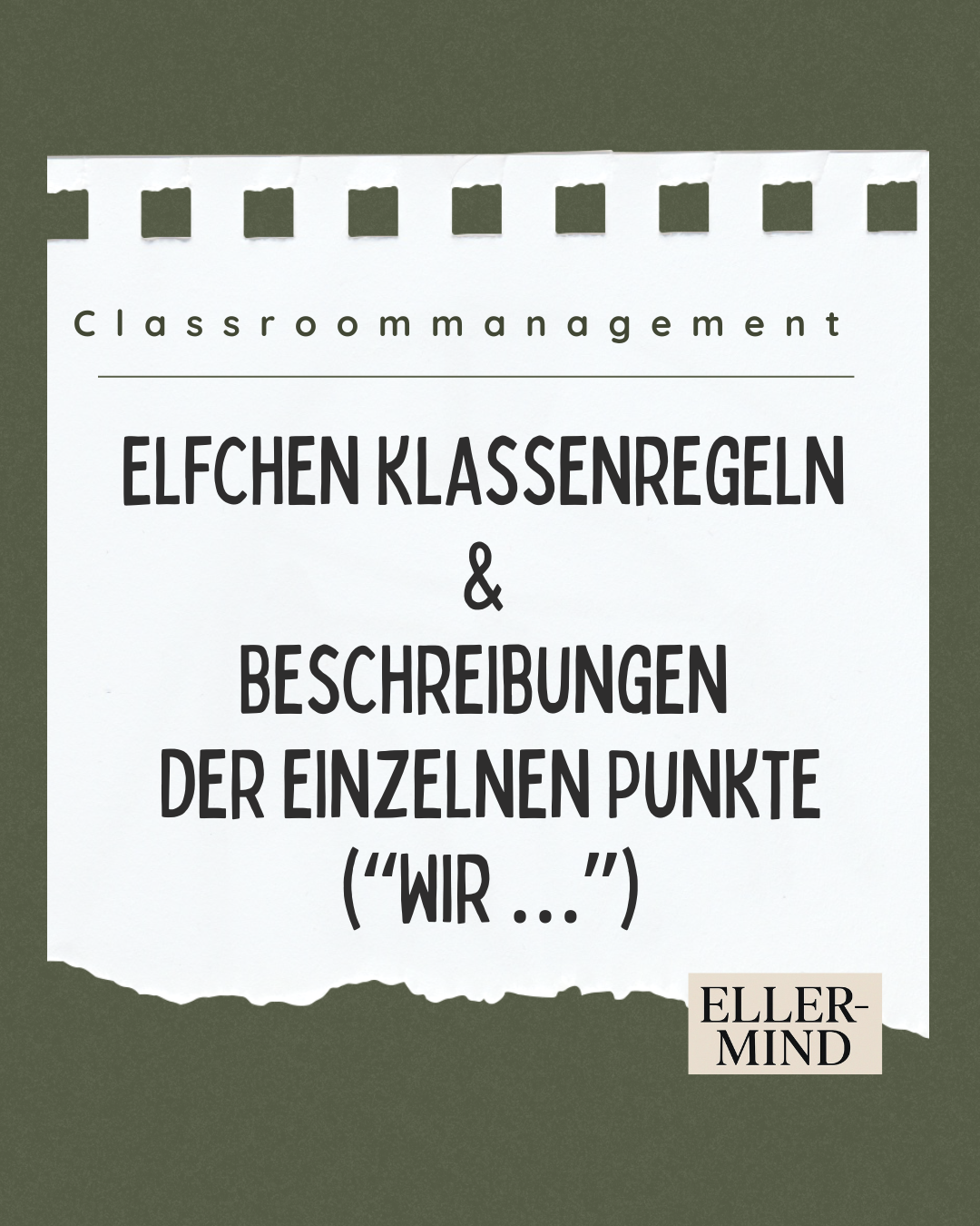 Klassenregeln kingerecht erklären - Elfchen – Unterrichtsmaterial im ...