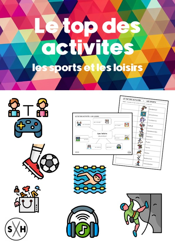 Vocabulaire: Le top des activités - les loisirs et le sport ...
