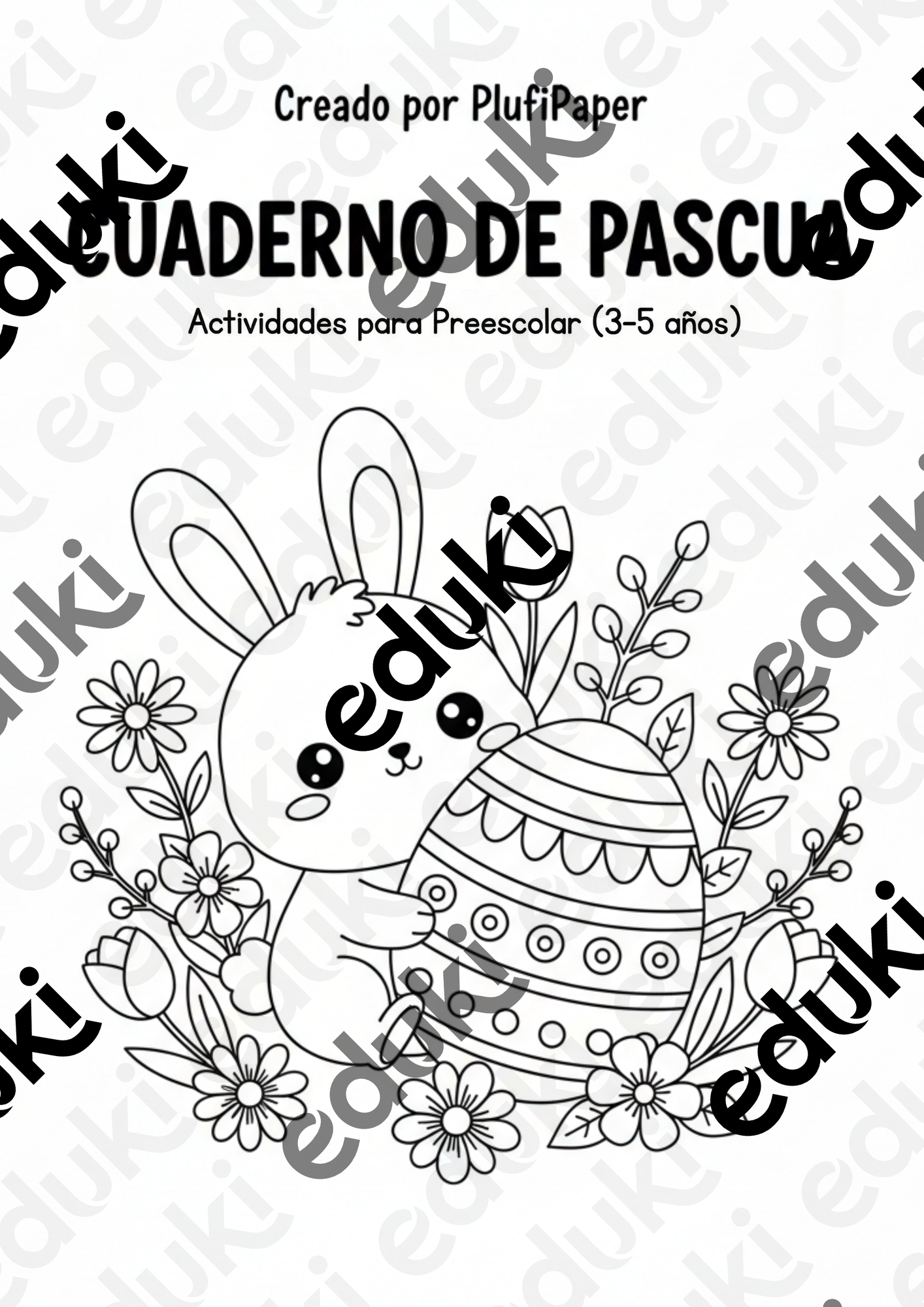 Cuaderno de Pascua y Primavera Infantil (3-5 años) - material de la ...