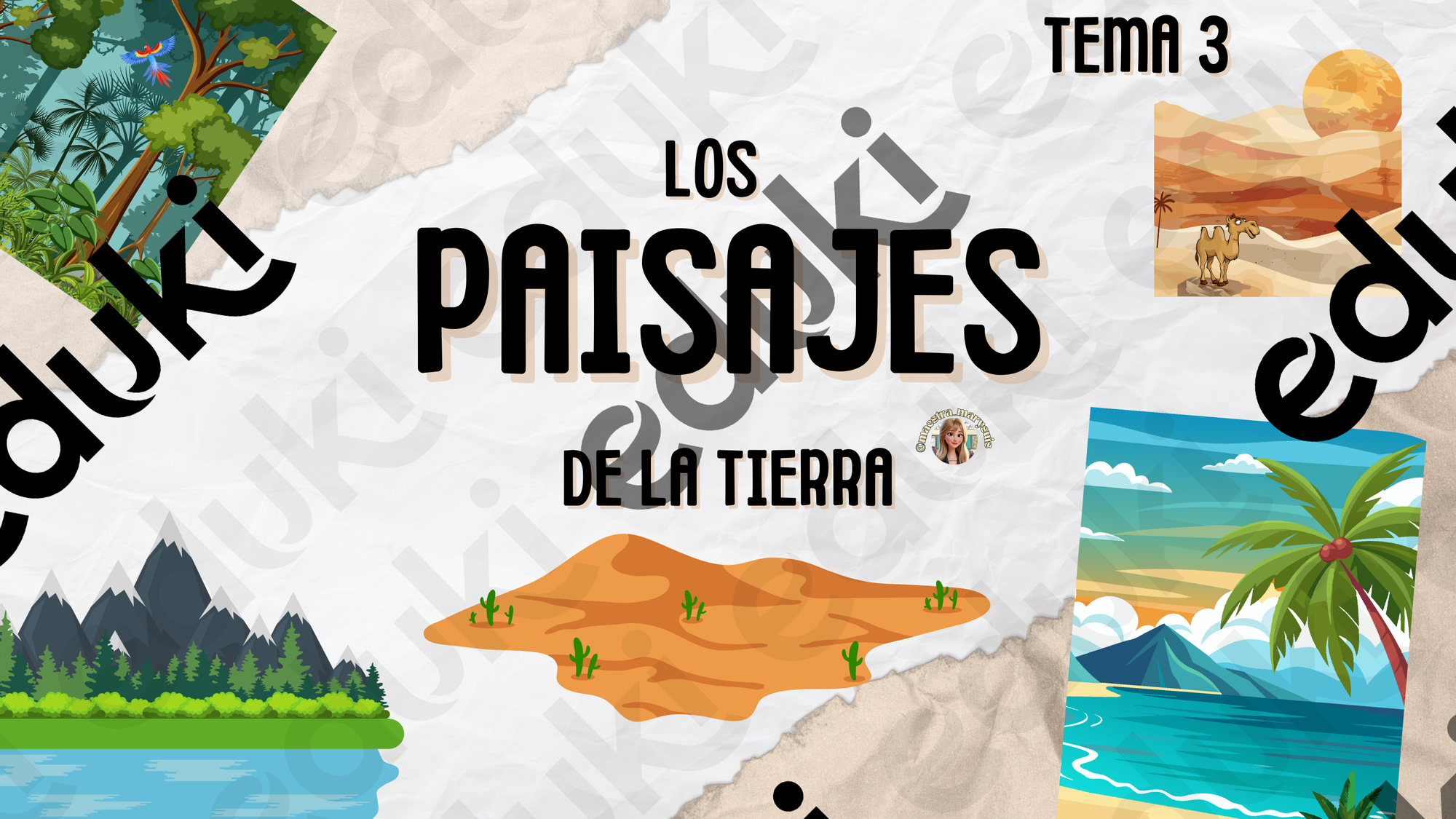 Tema 3 Los paisajes de la Tierra (Soci) - material de la siguiente ...