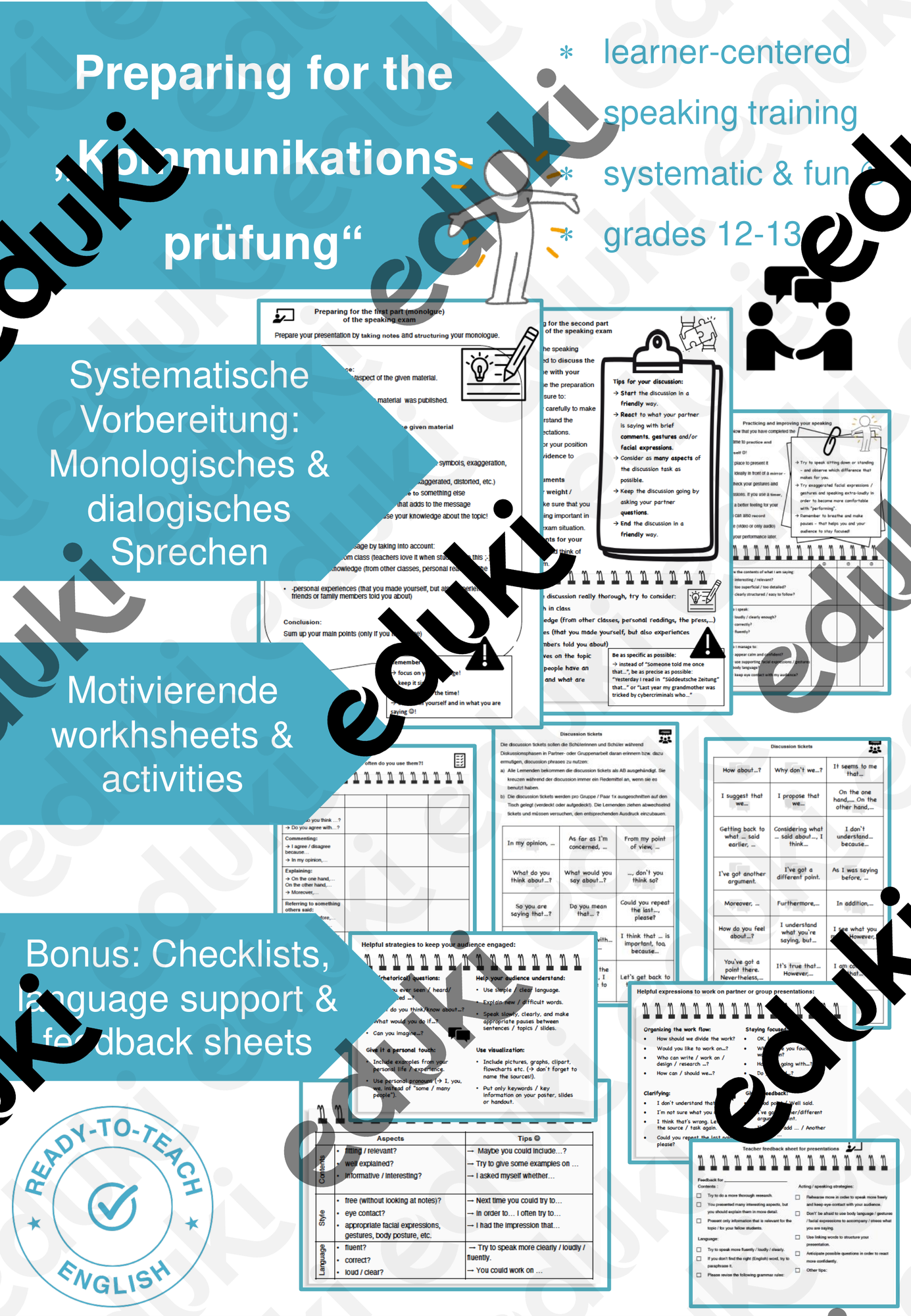 Kommunikationsprüfung Englisch: Komplette Vorbereitung mit ...