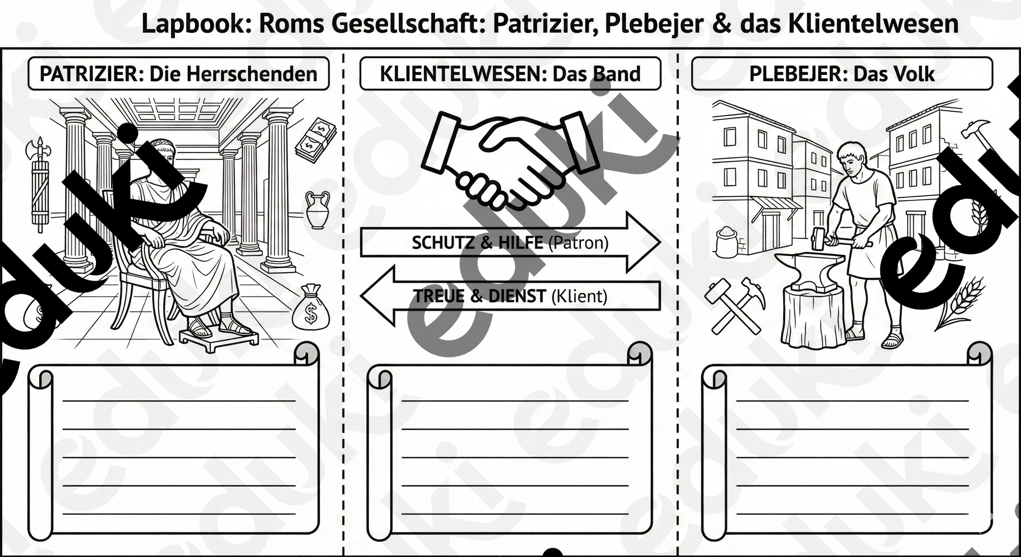 Patrizier und Plebejer - wie war die römische Gesellschaft aufgebaut ...