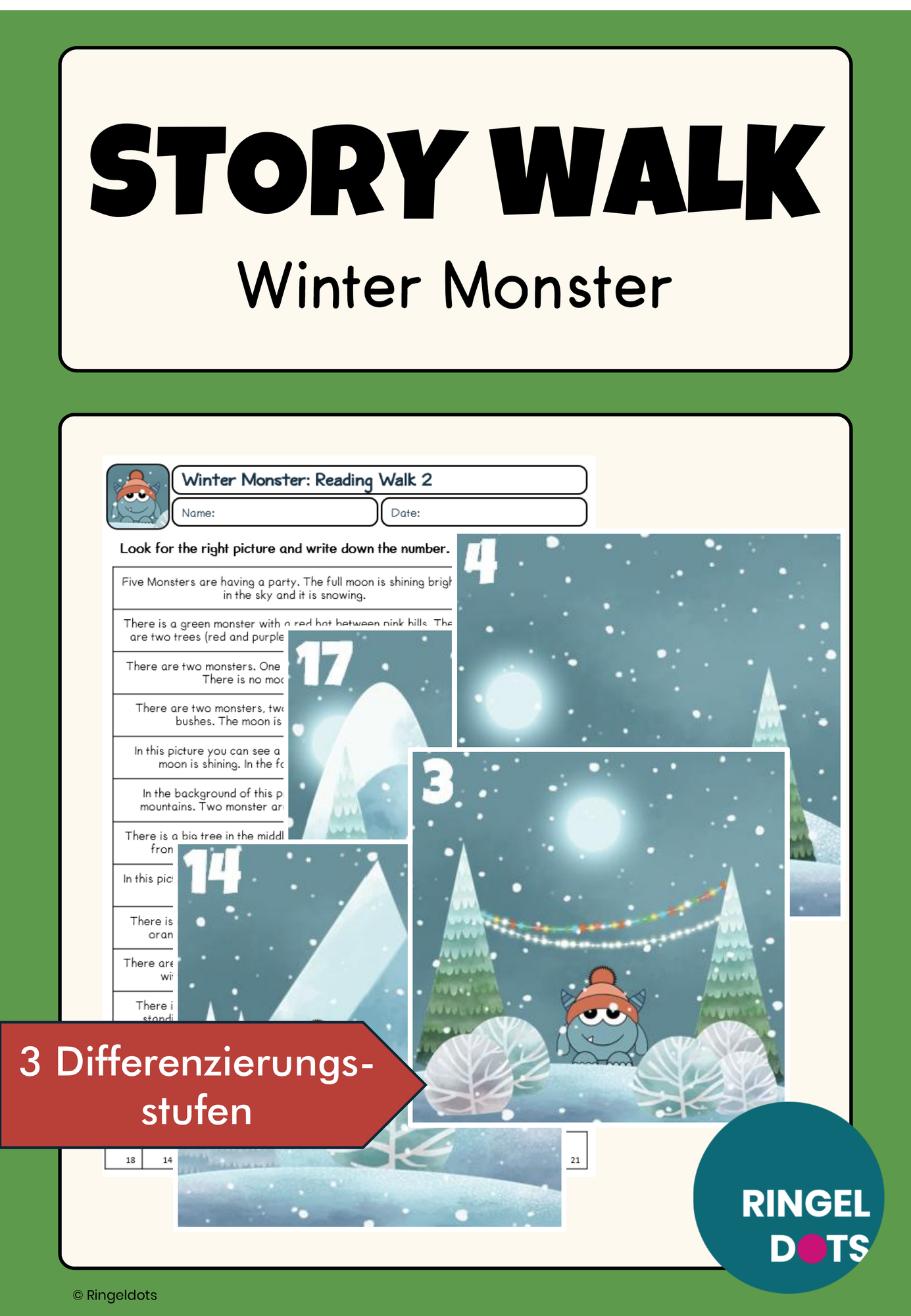 Winter Monster Reading/Story Walk (Lesespaziergang ...