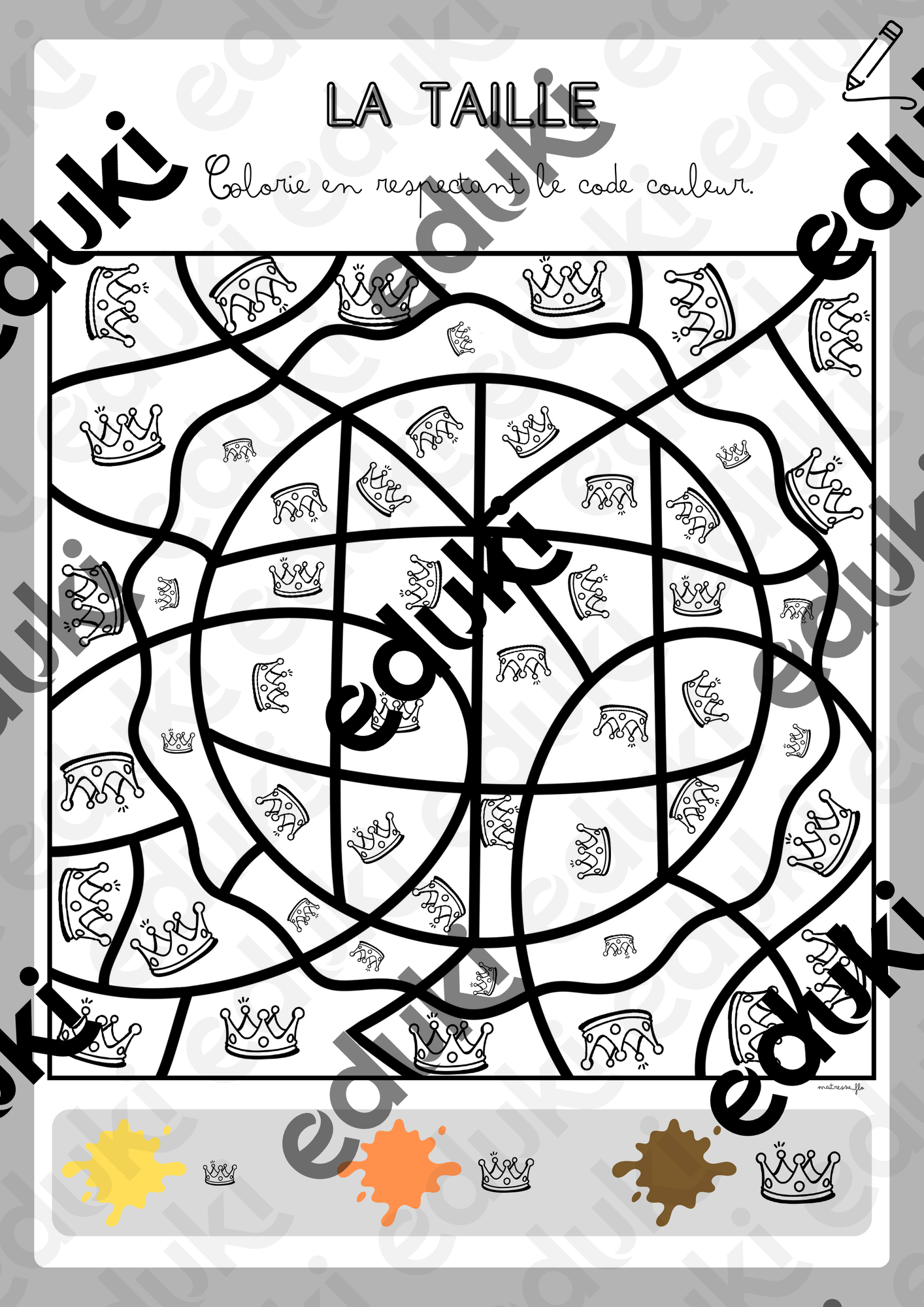 Coloriage - La galette - Ressource pédagogique pour ton cours de ...