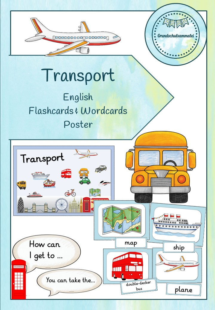 Transport & London - Flashcards, Poster and Workbook ...