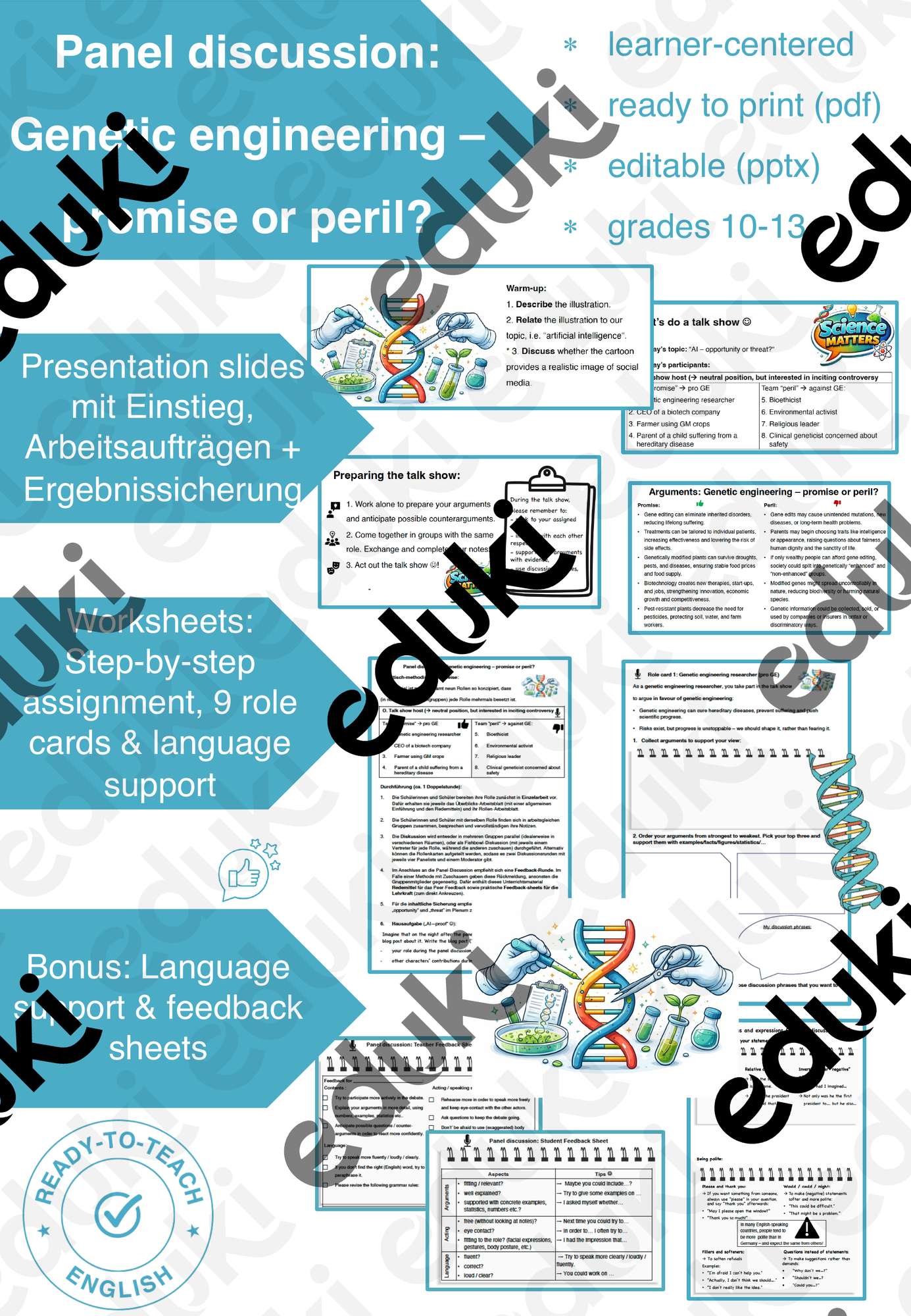 Panel discussion: Genetic engineering - promise or peril ...