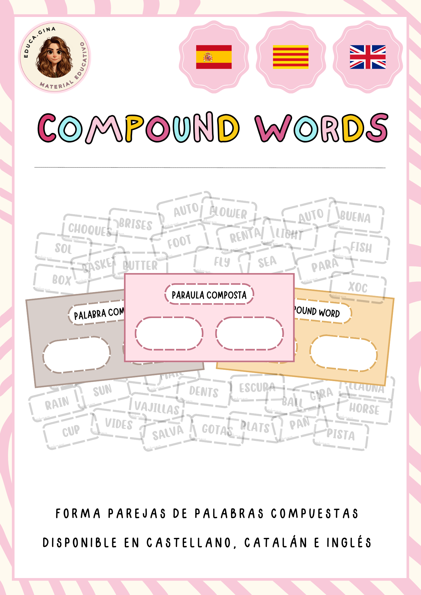 Mots composés - Ressource pédagogique pour les matières Anglais & Espagnol