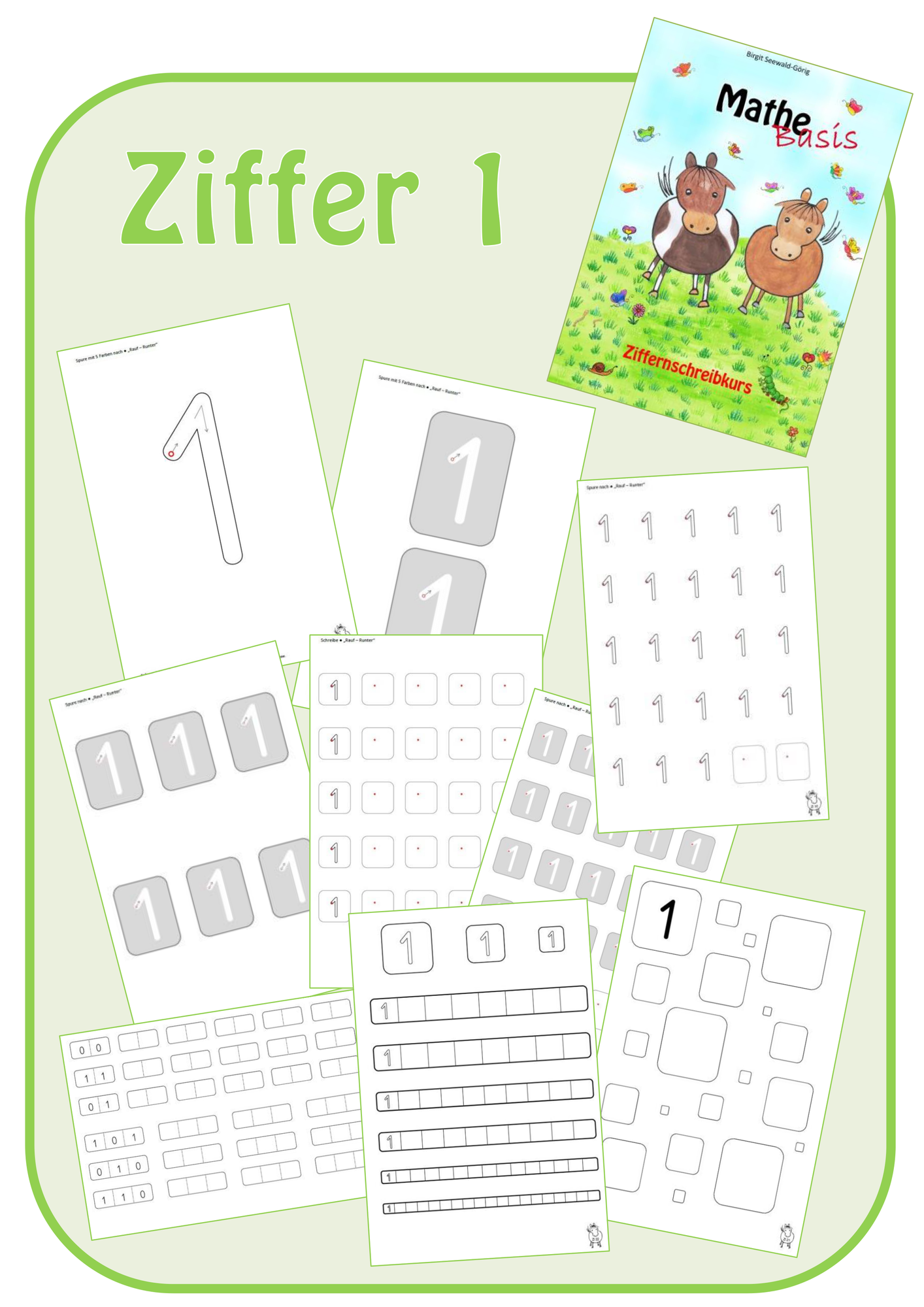 Ziffer 1 - strukturiert & übersichtlich – Unterrichtsmaterial im Fach ...