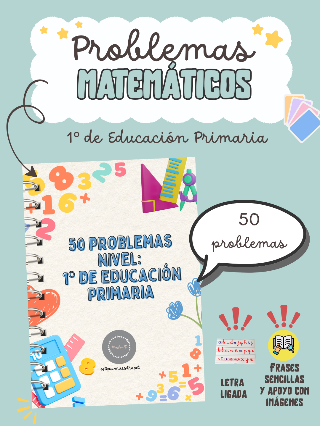 Cuaderno de problemas matemáticos – 1º de Primaria - material de la ...
