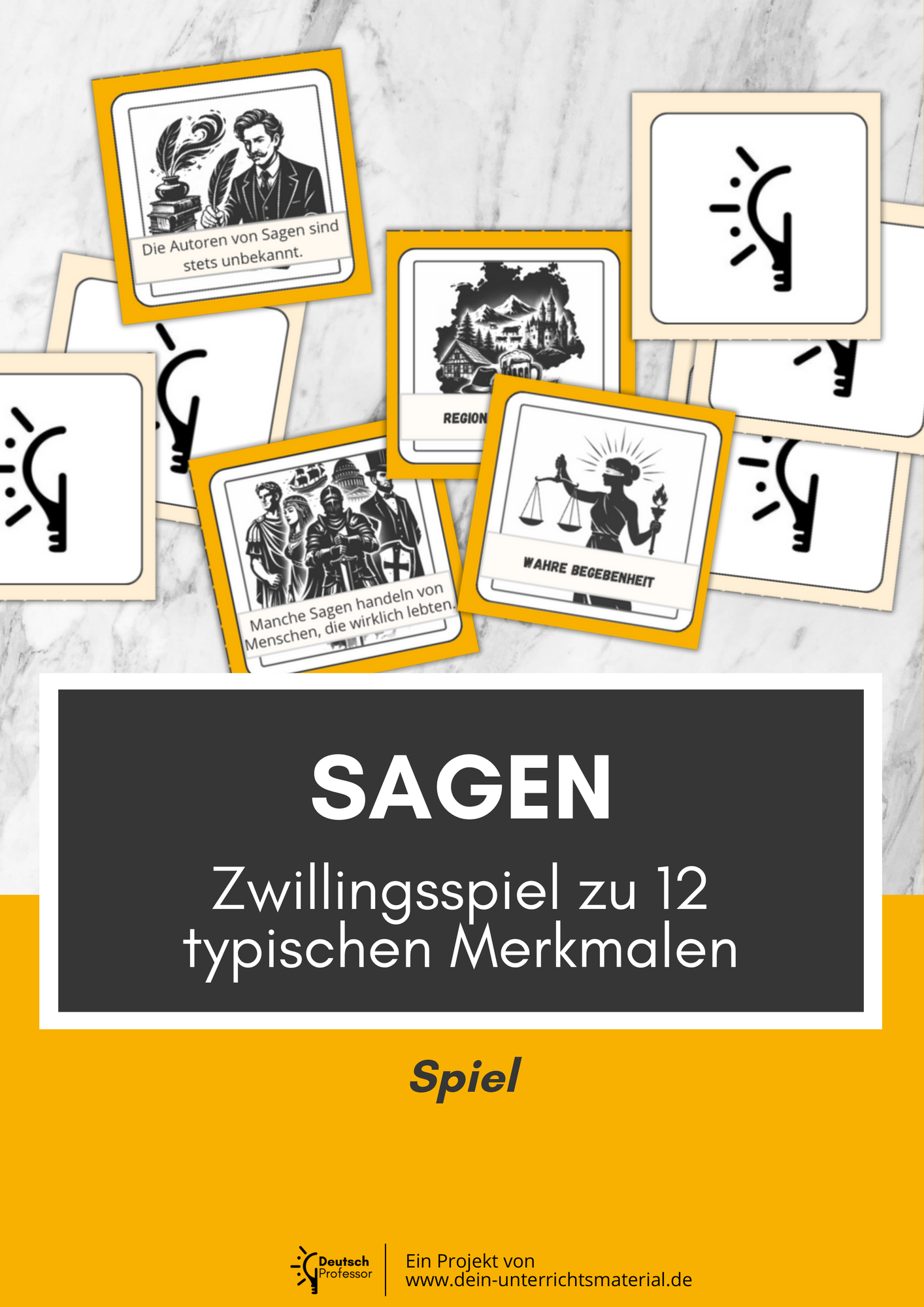 Sagen Merkmale Zwillingsspiel – Unterrichtsmaterial im Fach Deutsch