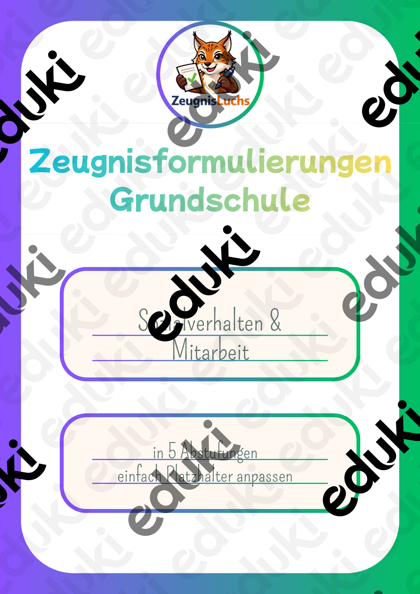 Zeugnisformulierungen Grundschule Klasse 3
