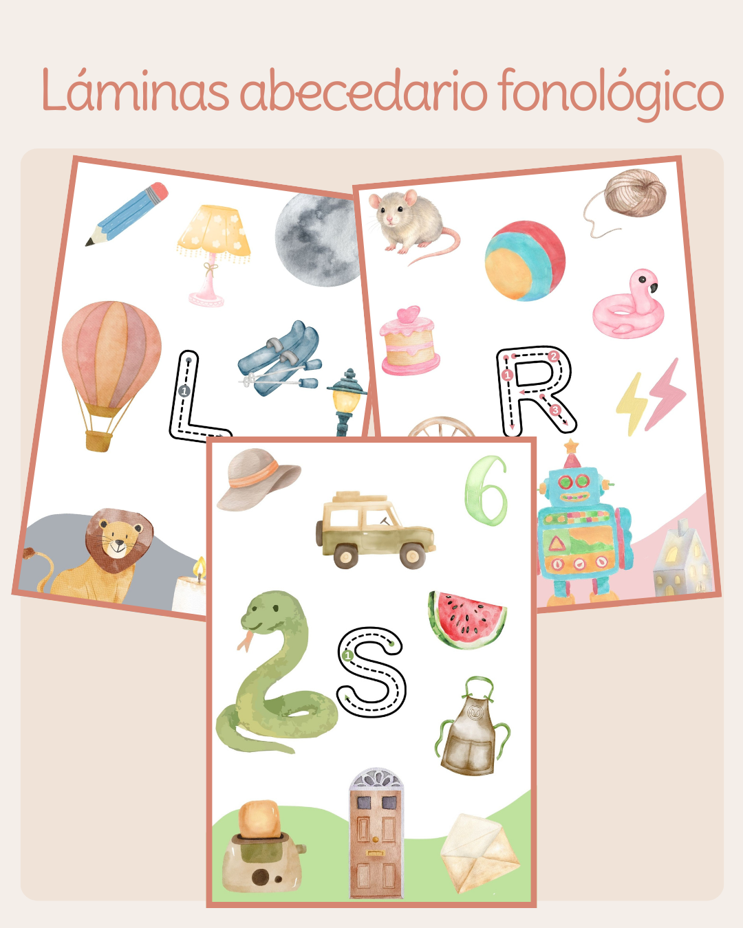 ¿Jugamos?: abecedario visual para conciencia fonológica - material de ...