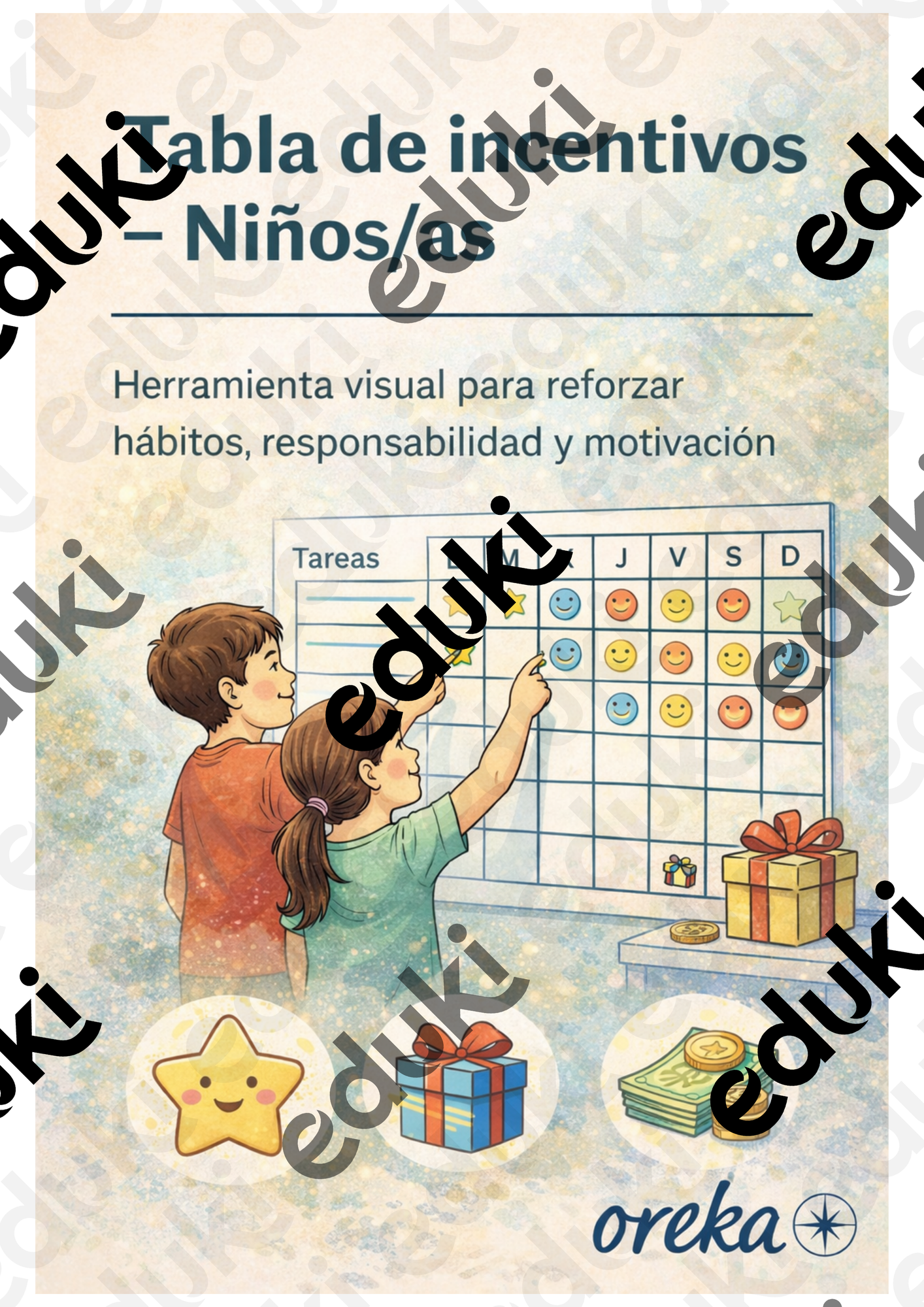 OREKA_Tabla incentivos niños-as - material de la siguiente asignatura ...