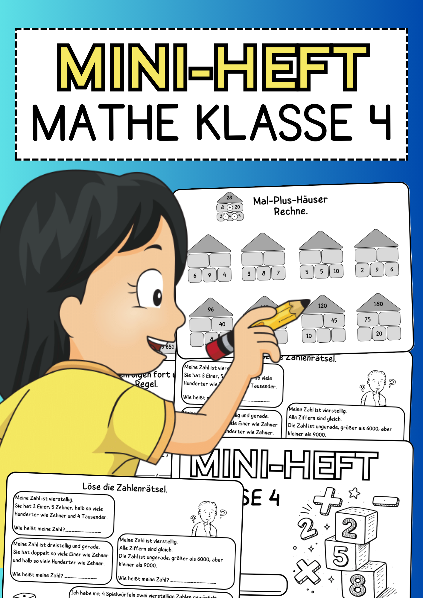 Mathe Mini-Heft – Klasse 4 | Wiederholen & Festigen ...