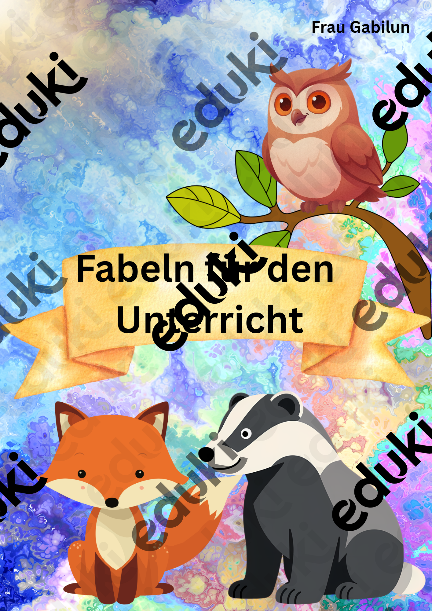 Die Fabel vom egoistischen Fuchs (Fabel) – Unterrichtsmaterial im Fach ...