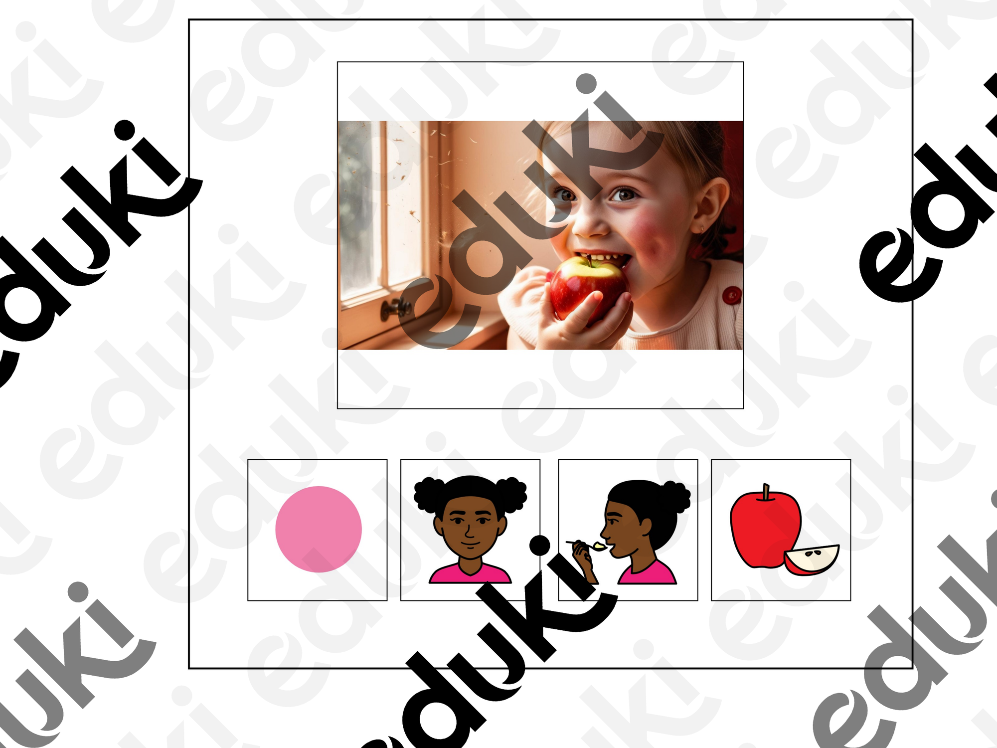 Phrases simples à lire en pictogrammes sur la nourriture - Ressource ...