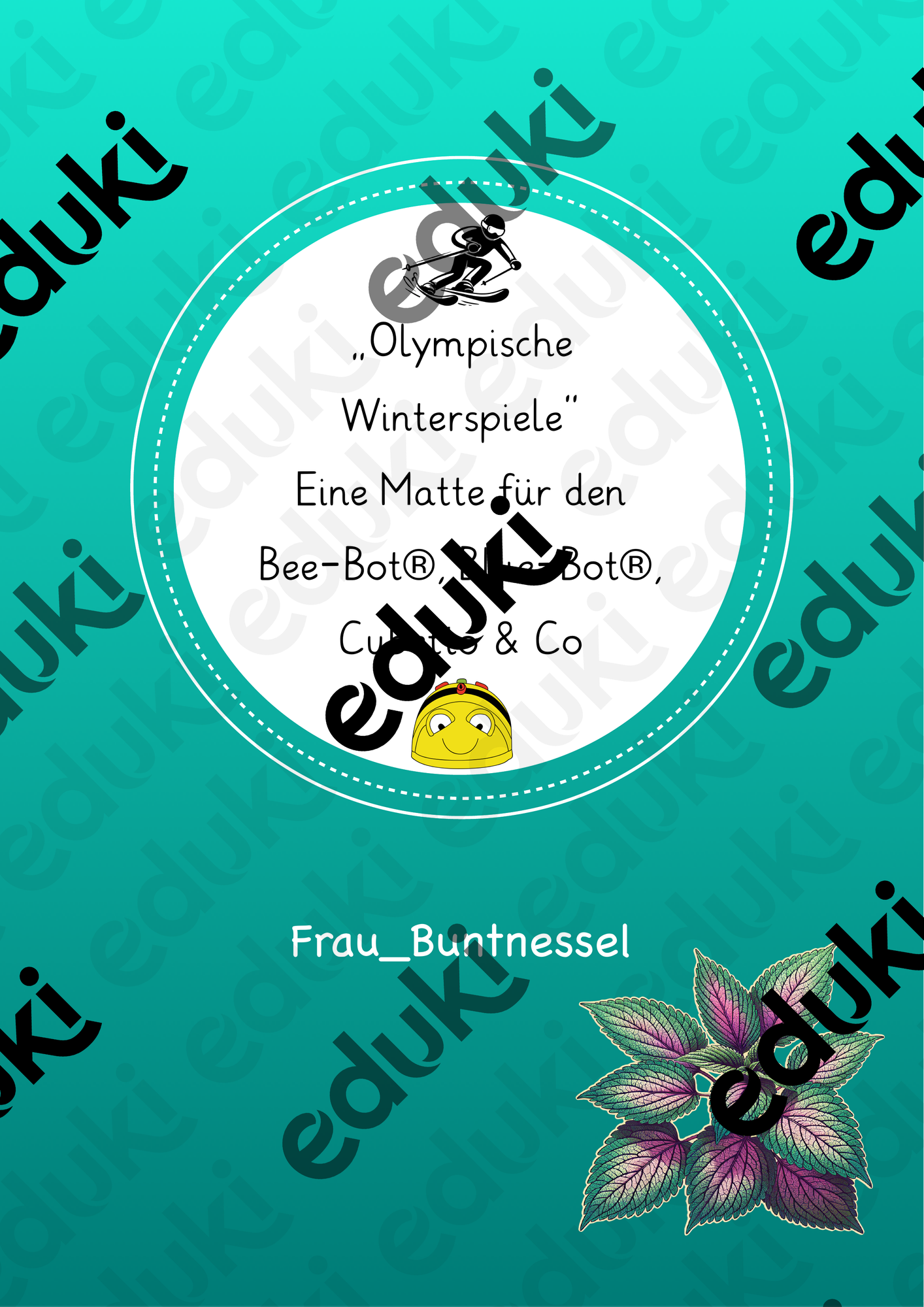 Olympische Winterspiele - Eine Matte für den Bee-Bot®, Blue-Bot ...