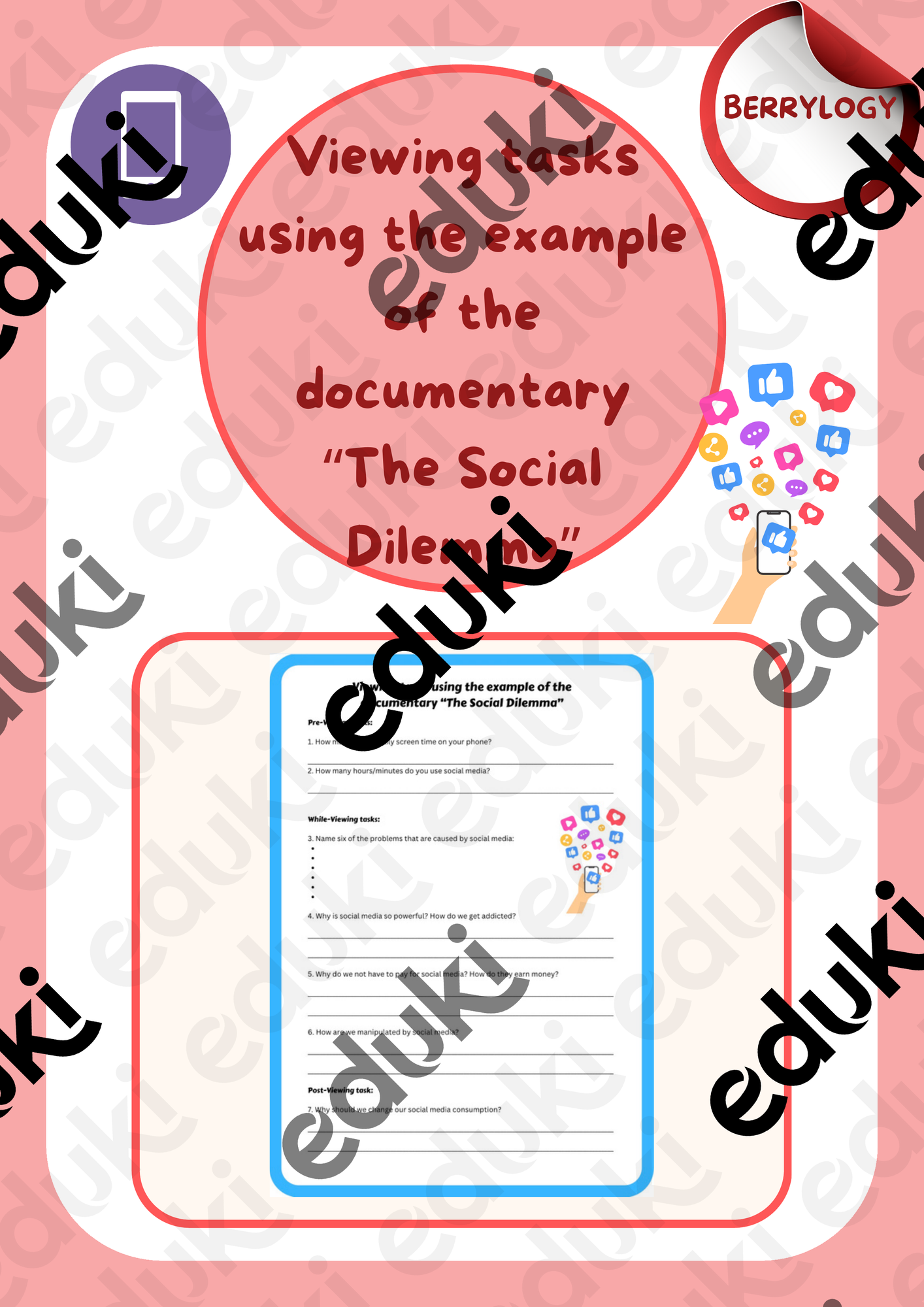 Viewing-Tasks am Beispiel der Doku "The Social Dilemma ...
