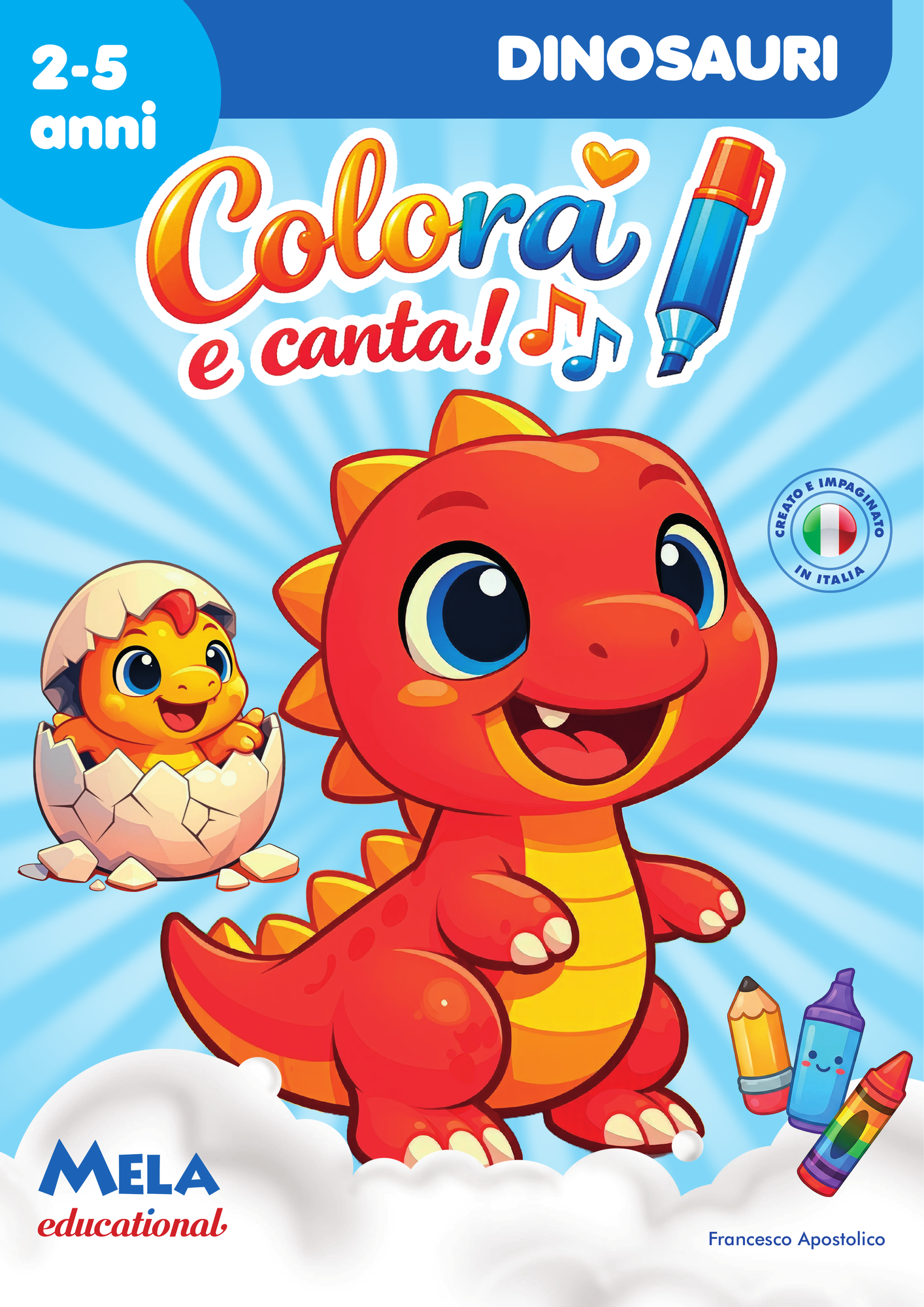 DINOSAURI - colora e canta - Materiale didattico per le materie ...