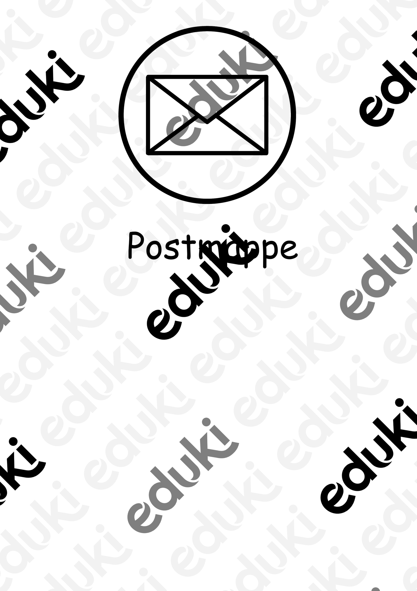 Titelblatt / Deckblatt: Postmappe – Unterrichtsmaterial im Fach ...