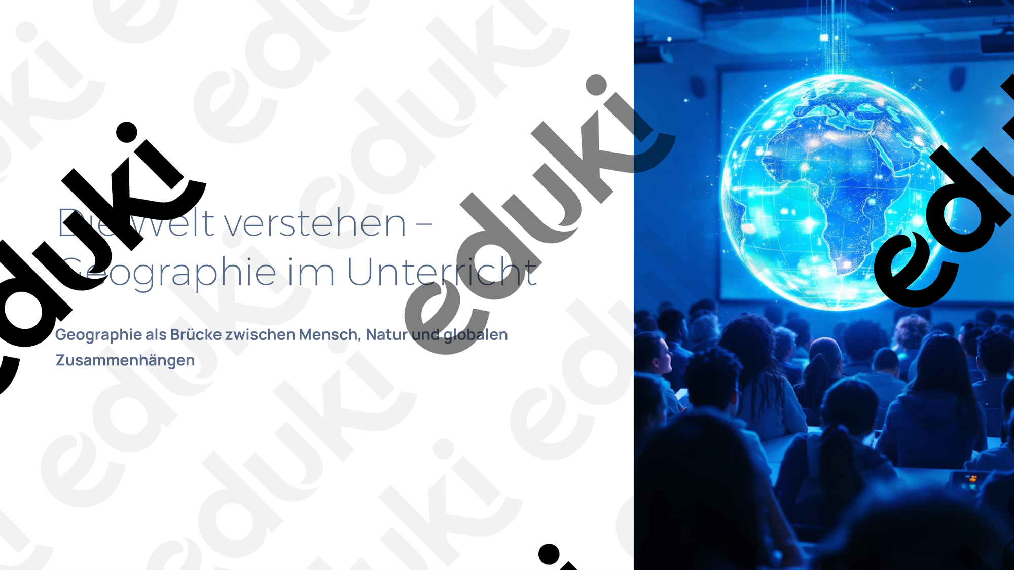 Die Welt verstehen – Geographie im Unterricht | Präsentation SEK I / II ...