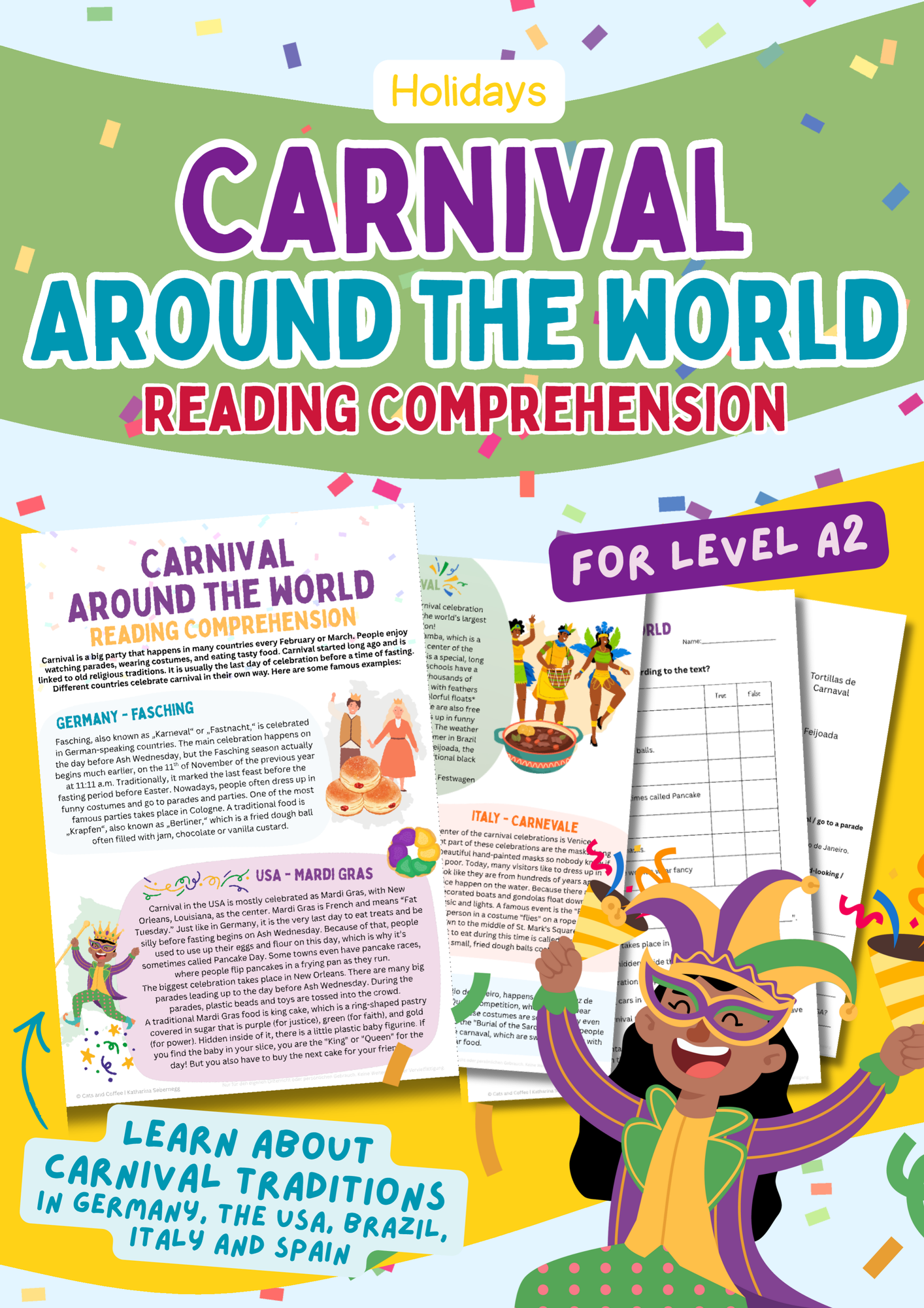Reading Comprehension - Carnival Around the World 🥳 🎉 ...