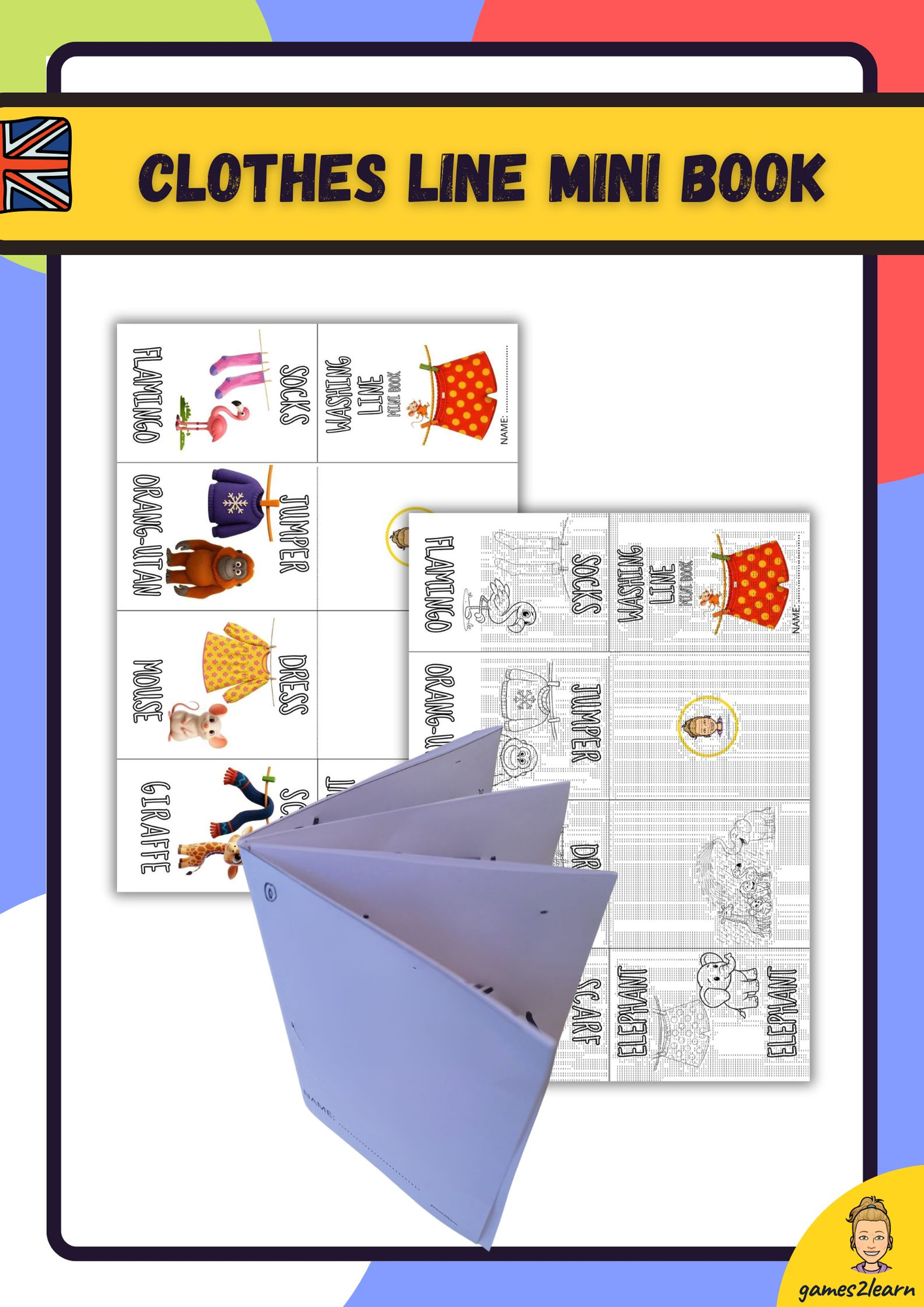 CLOTHES LINE STORYTIME MINI BOOK - material de la siguiente asignatura ...