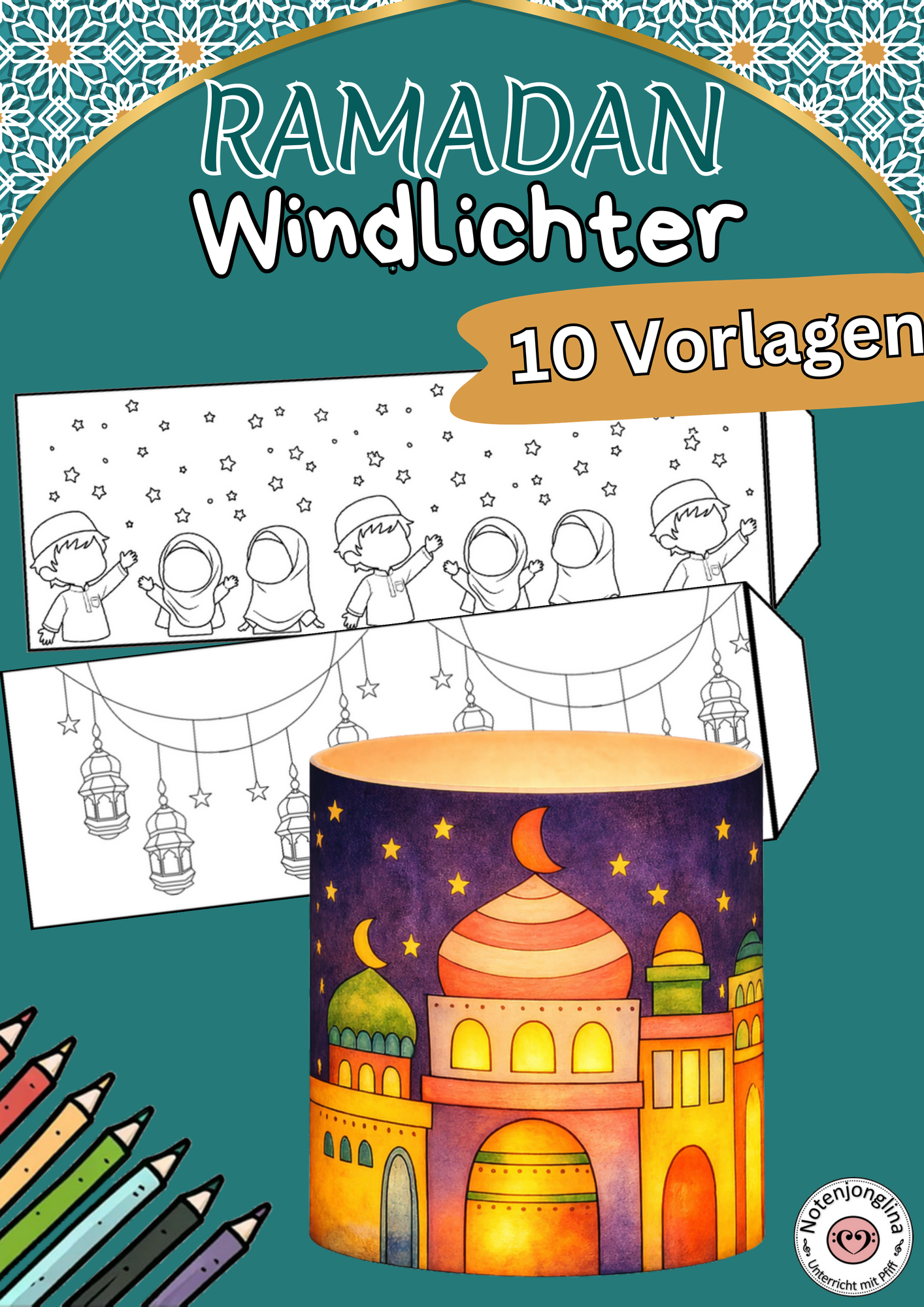 Wunderschne Ramadan Basteln Vorlagen Ebenbild