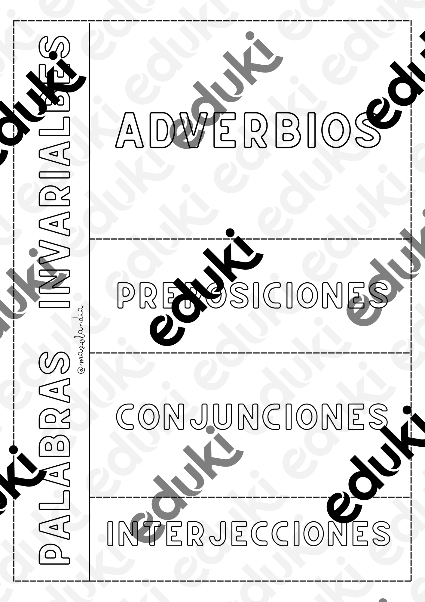 FLIPBOOK PALABRAS INVARIABLES - material de la siguiente asignatura ...