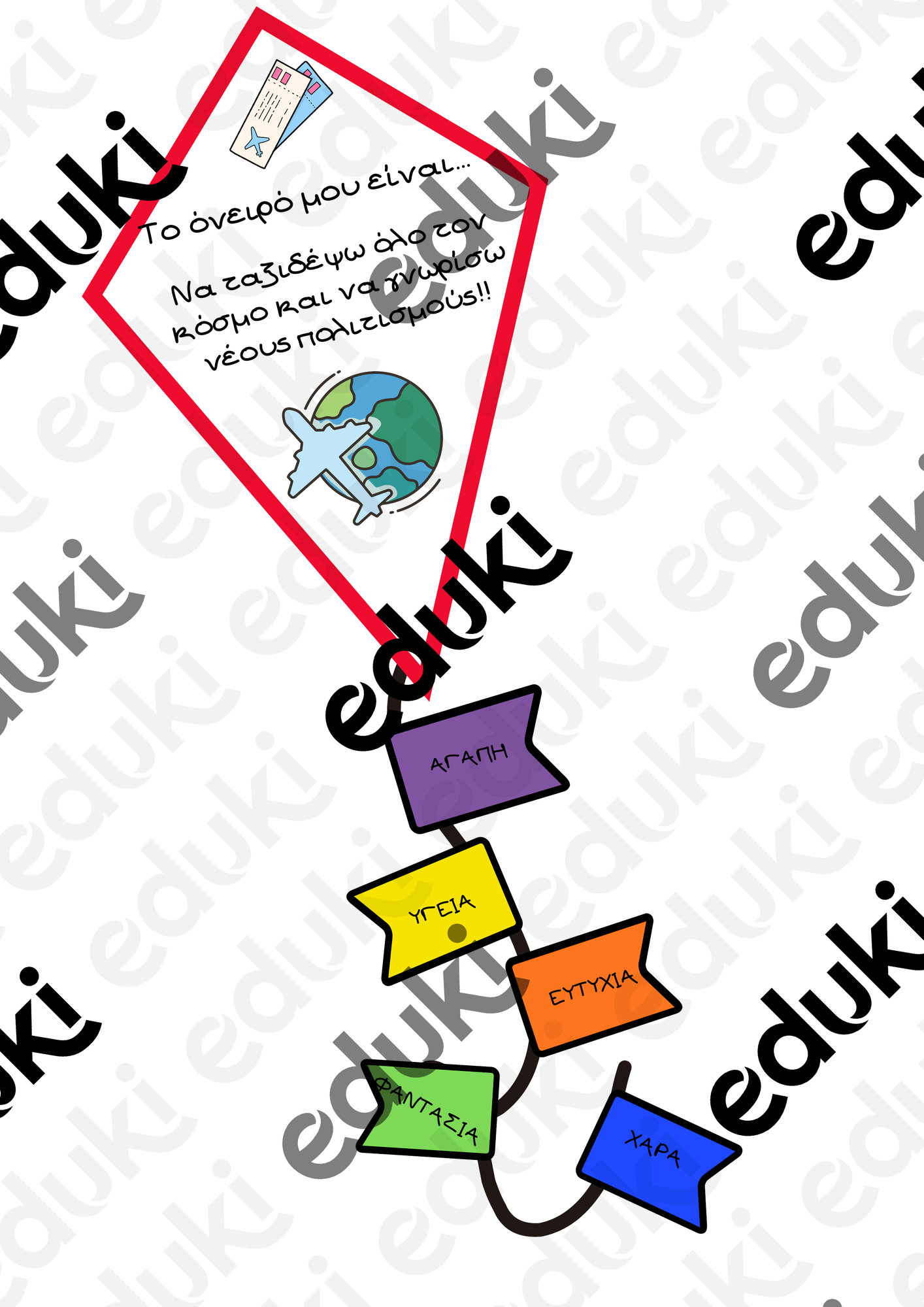 Τα όνειρά μας πετούν ψηλά!! - Εκπαιδευτικό υλικό για το μάθημα