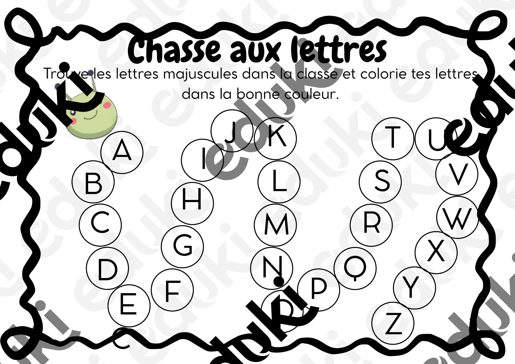 La chasse aux lettres - Ressource pédagogique pour ton cours de ...