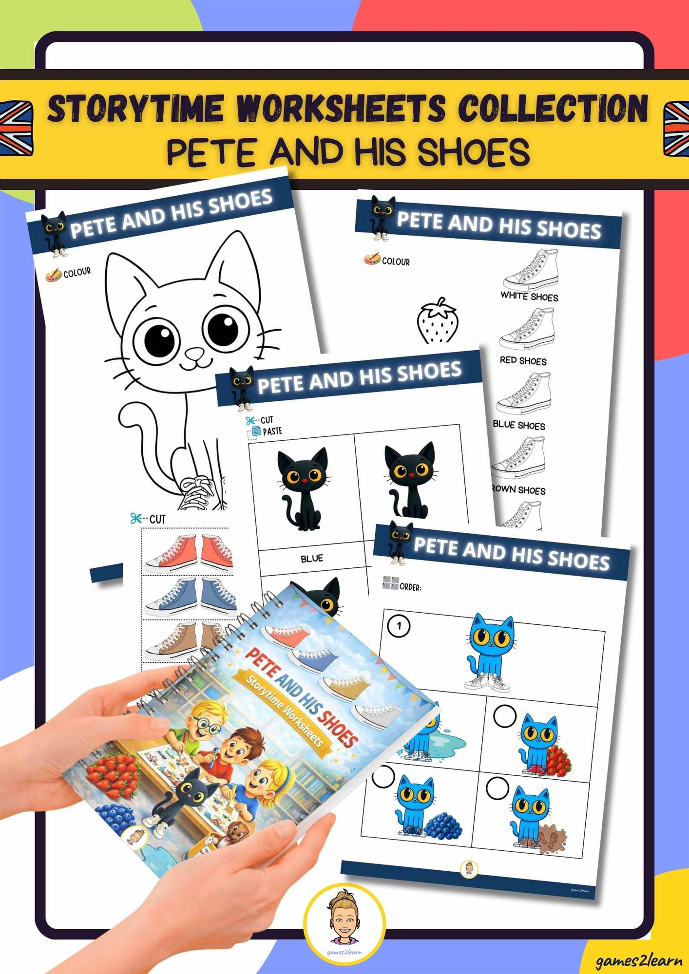 PETE AND HIS SHOES - STORYTIME WHORKSHEETS COLLECTION - Materiale ...