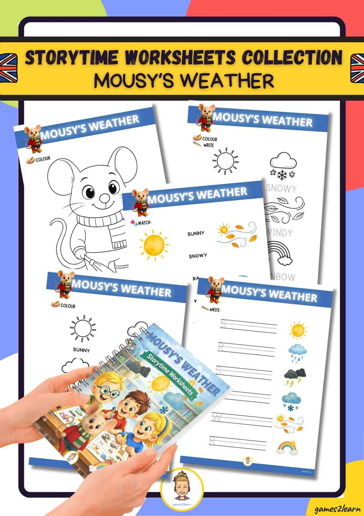 MOUSY'S WEATHER STORYTIME WHORKSHEETS COLLECTION - Materiale didattico ...