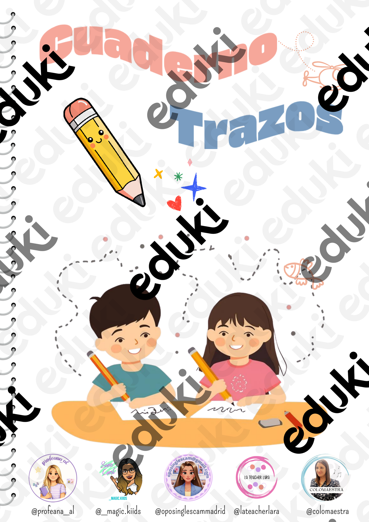 GRAN CUADERNO DE TRAZOS - 100 PÁGINAS DE ACTIVIDADES - material de la ...