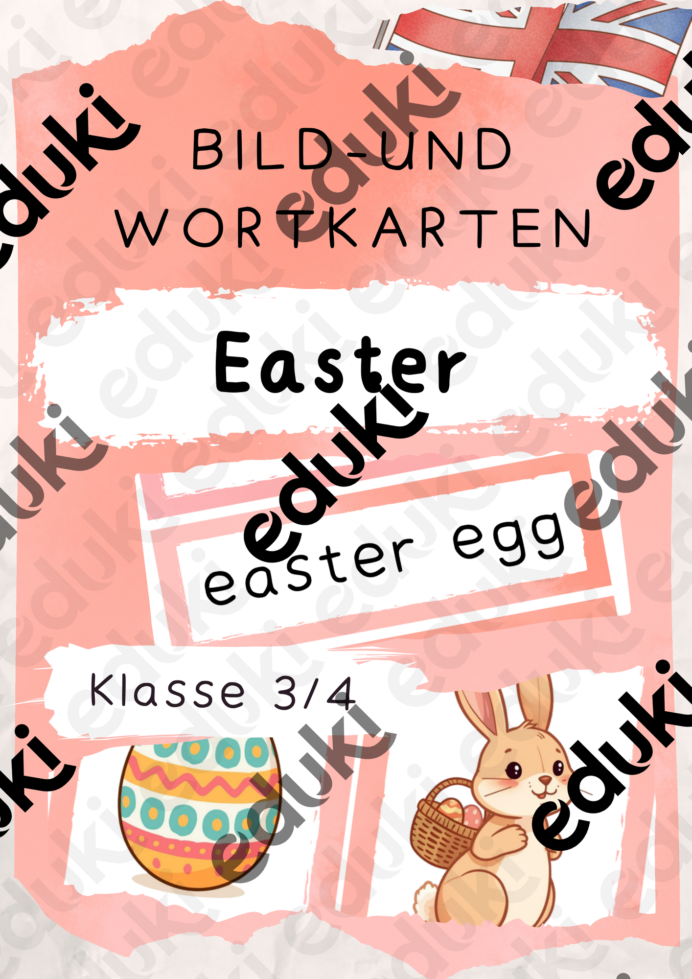Flashcards 'easter' (Wort- und Bildkarten zu Ostern ...