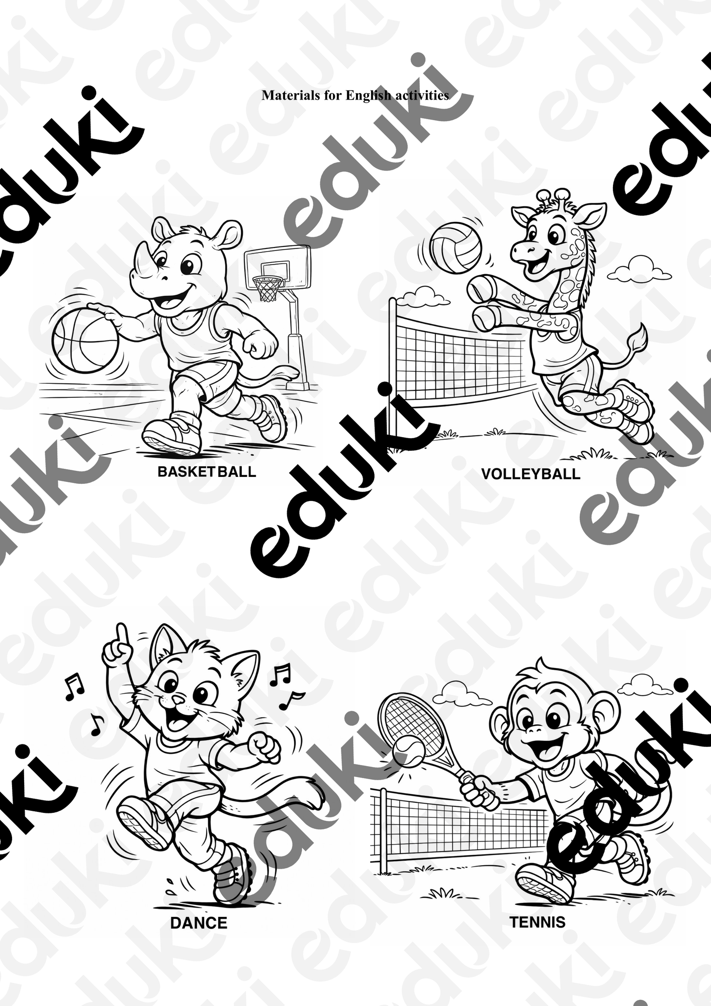 Let's Learn Sports! - Materiale didattico per la materia Inglese
