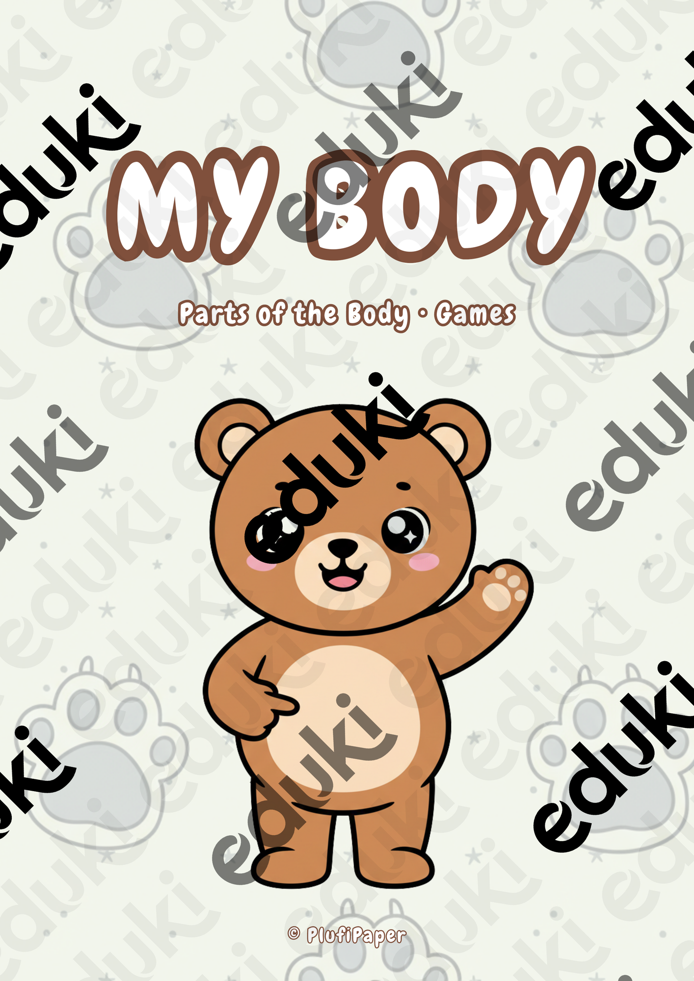 MY BODY: Partes del cuerpo en inglés - material de la siguiente ...
