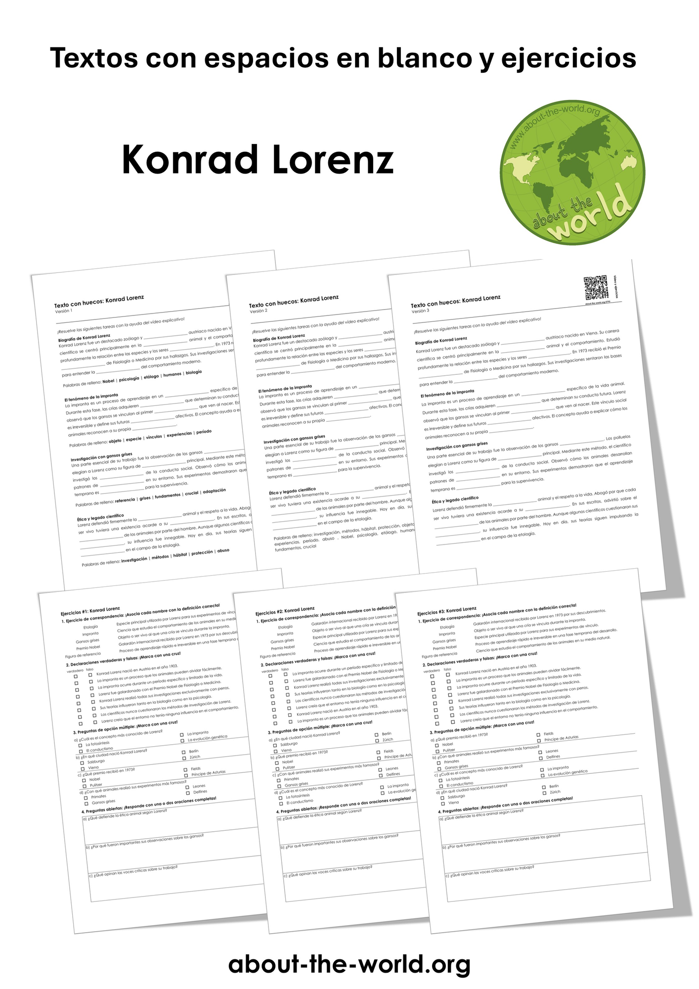 Konrad Lorenz - material de la siguiente asignatura Historia