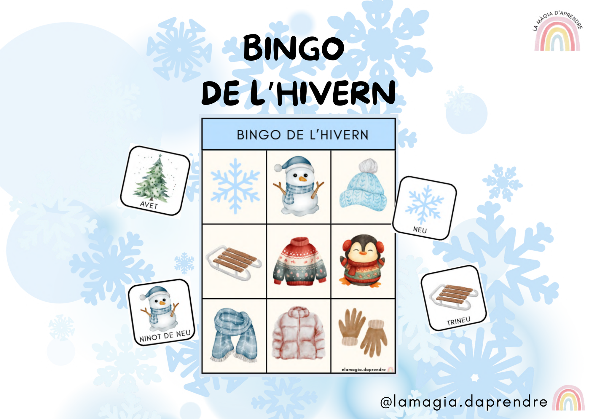 Bingo hivern - material de la siguiente asignatura Català