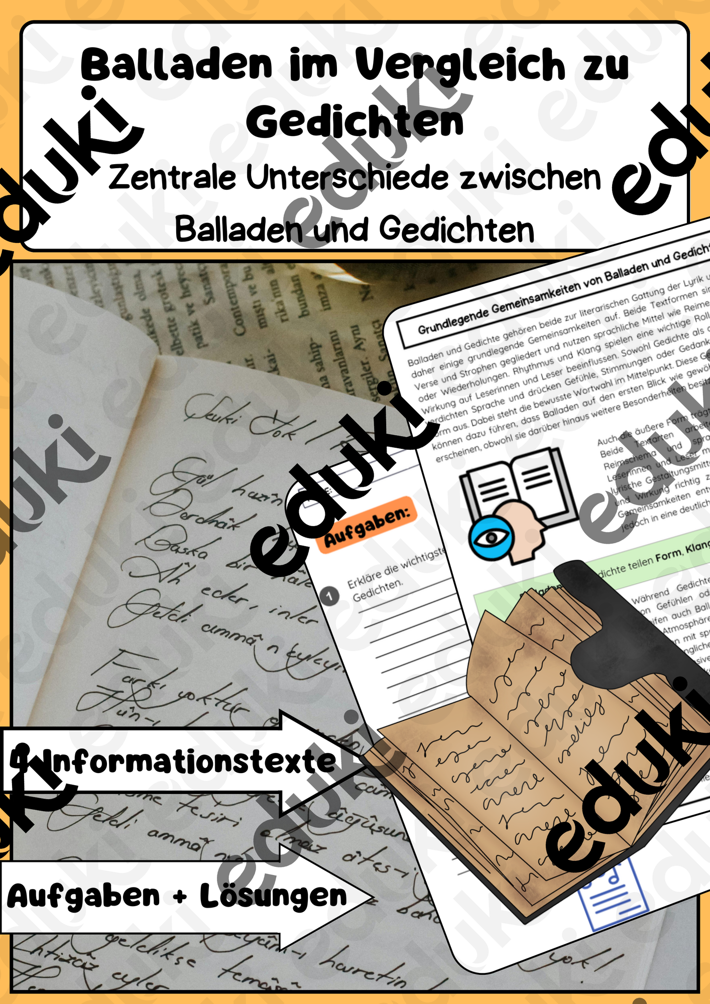 Balladen im Vergleich zu Gedichten: Gemeinsamkeiten & Analyse ...
